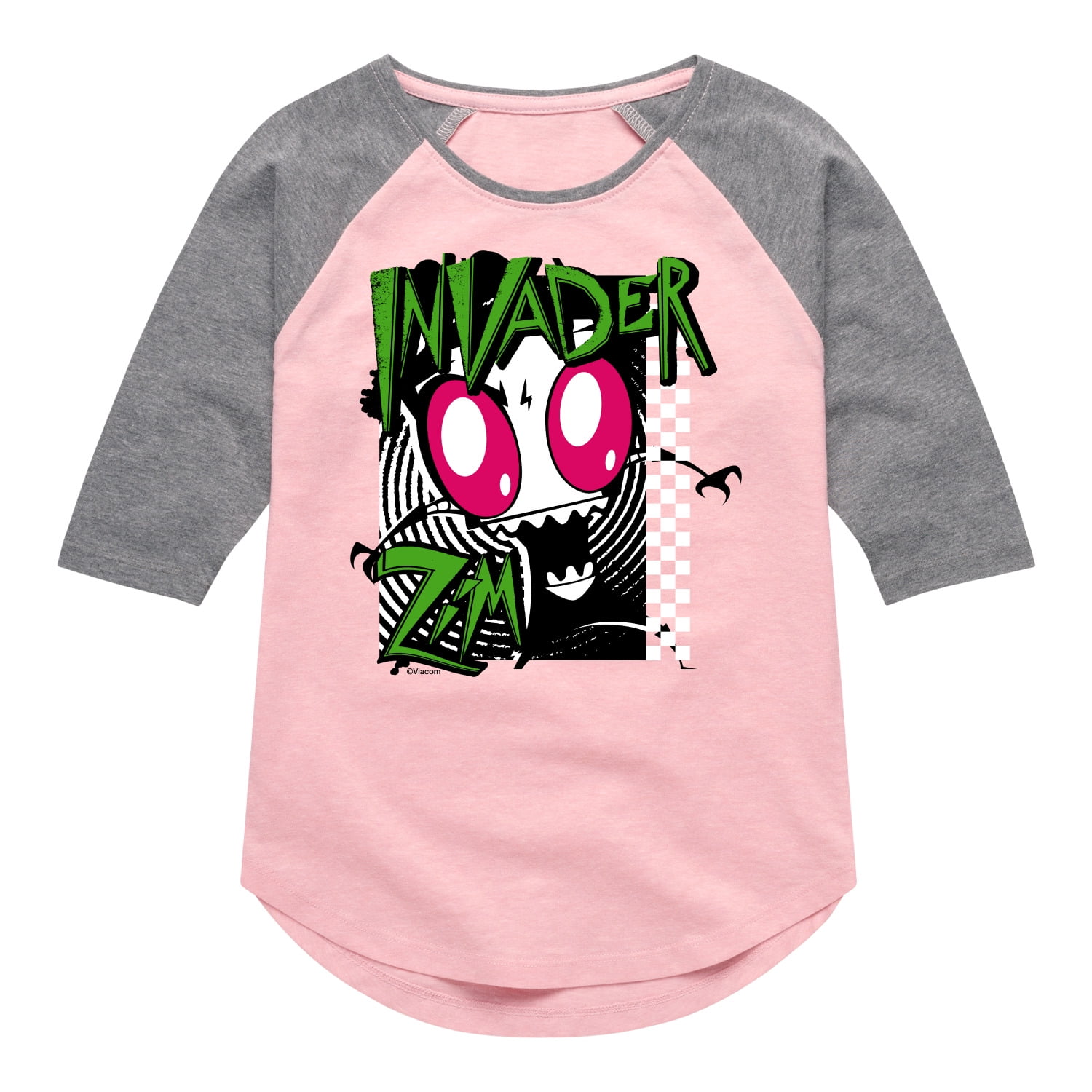 Invader ZIM - ZIM Angry - Retro Checkered Board - Toddler And Youth ...