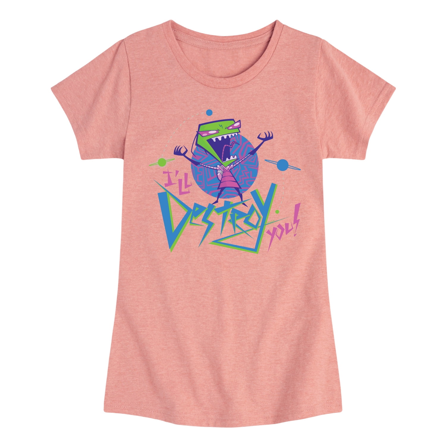 Invader ZIM - ZIM Screaming I'll Destroy You - Retro Style - Toddler ...