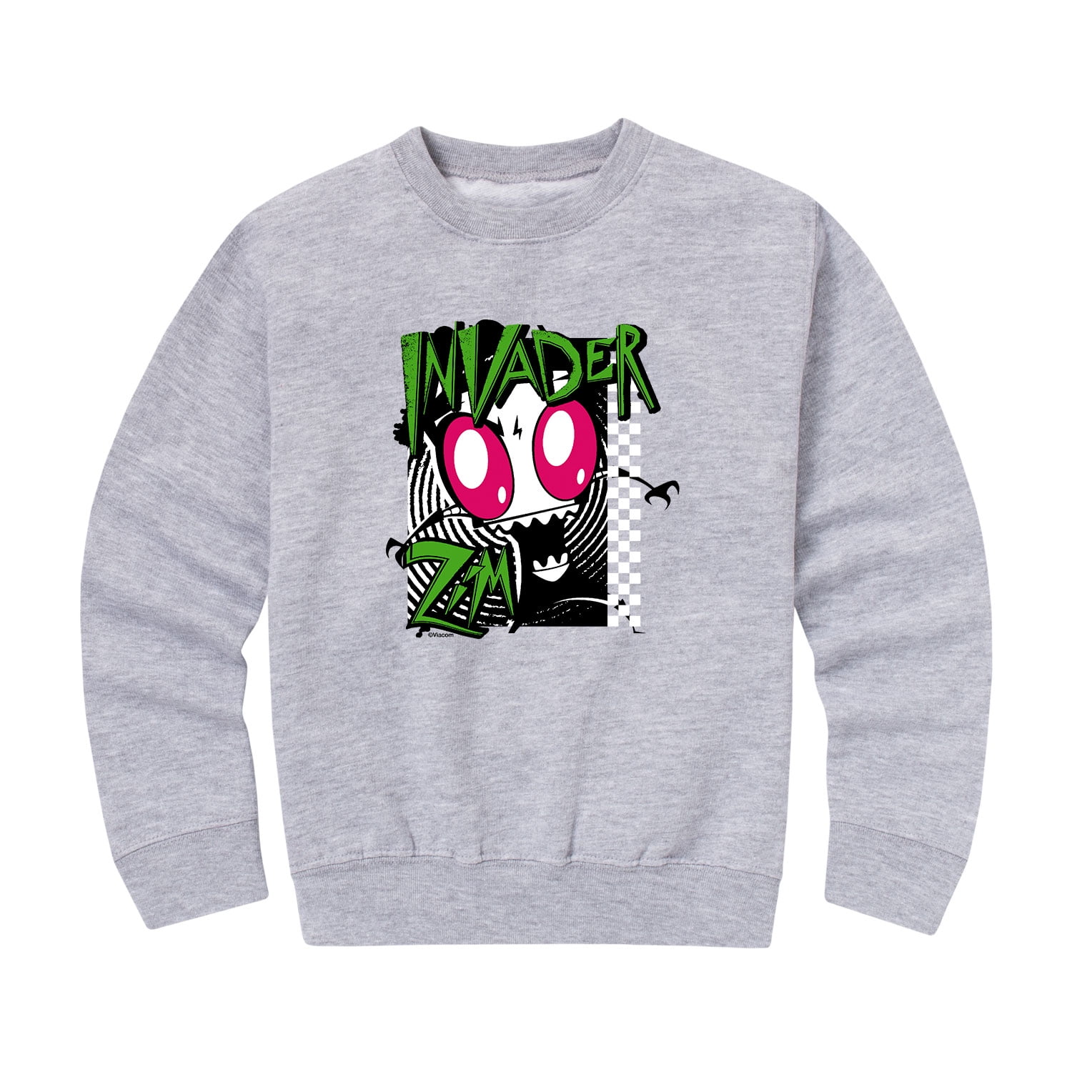 Invader ZIM - ZIM and GIR - Toddler And Youth Crewneck Fleece ...