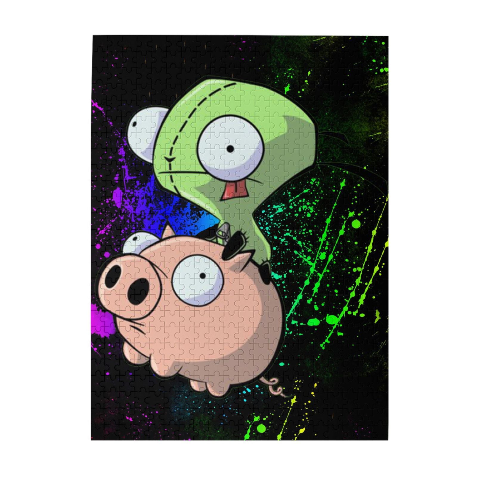 Invader Zim 500 Piece Jigsaw Puzzle Wooden Puzzle Birthday Gifts For ...