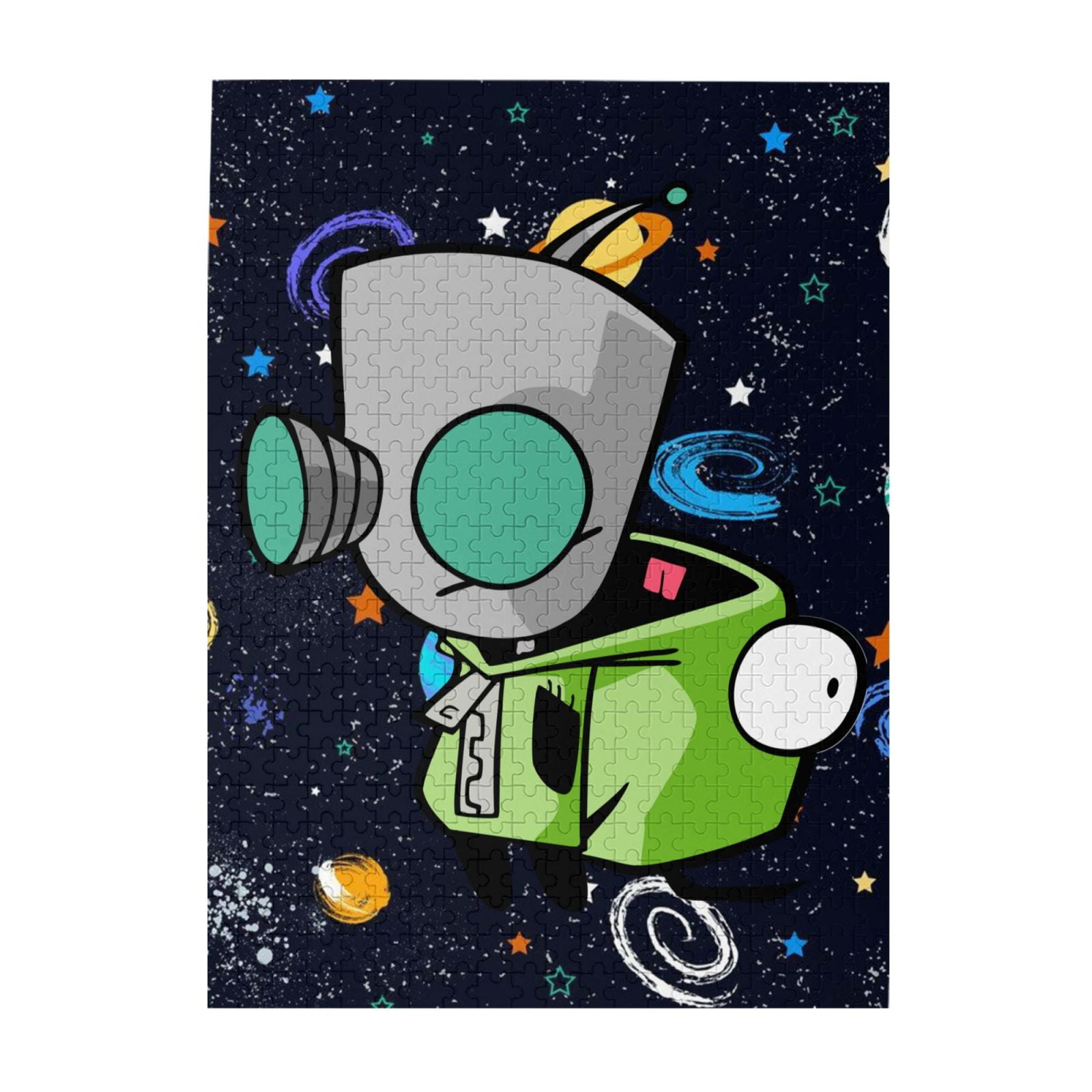 Invader Zim 500 Piece Jigsaw Puzzle Wooden Puzzle Birthday Gifts For ...