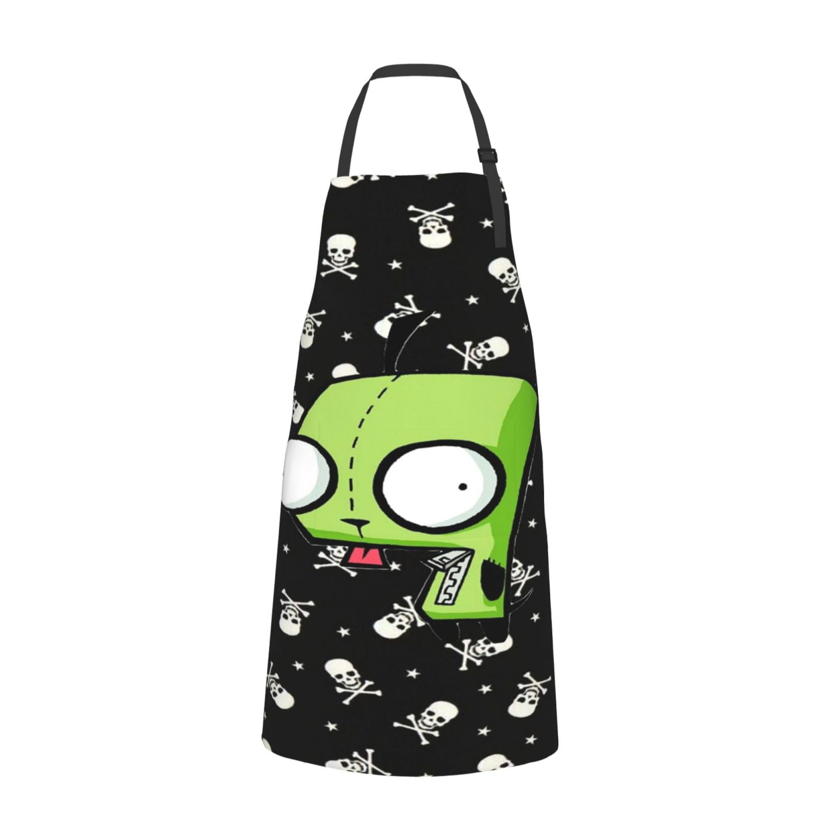 Invader Zim Adjustable Bib Aprons, Waterdrop Resistant Apron with 2 ...