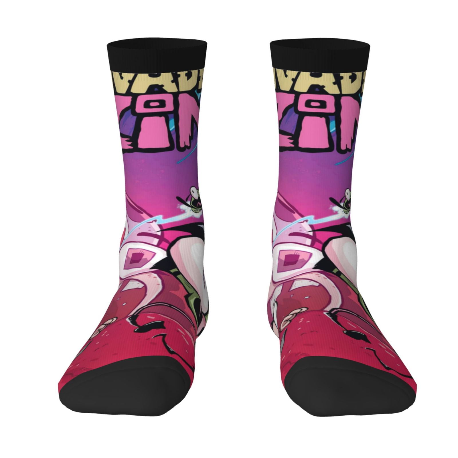 Invader Zim Adult Socks Breathable Cozy Soft Crew Socks Novelty Casual ...
