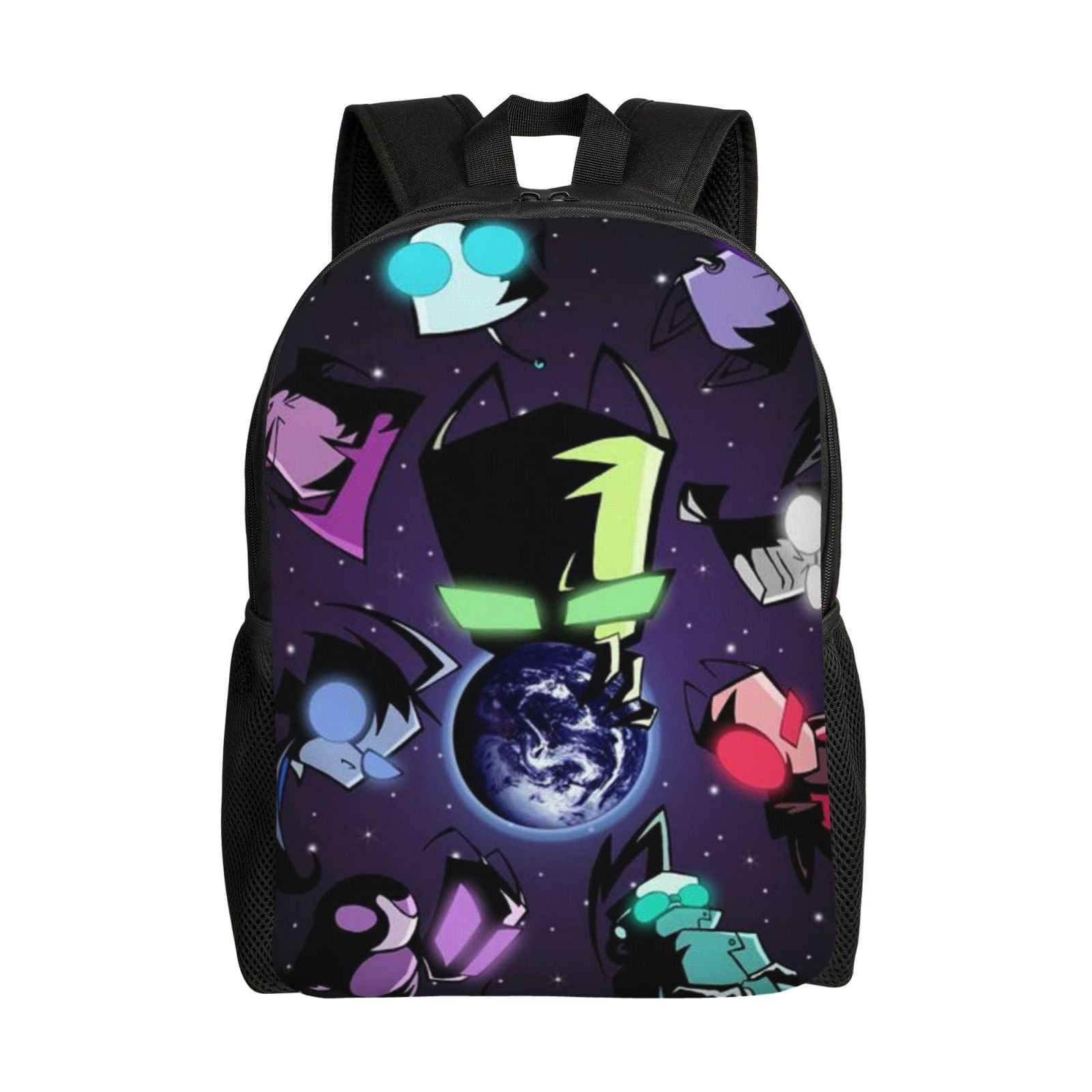 Invader Zim Alien Gir Backpack Lightweight Unisex Basic Daypack Bookbag ...