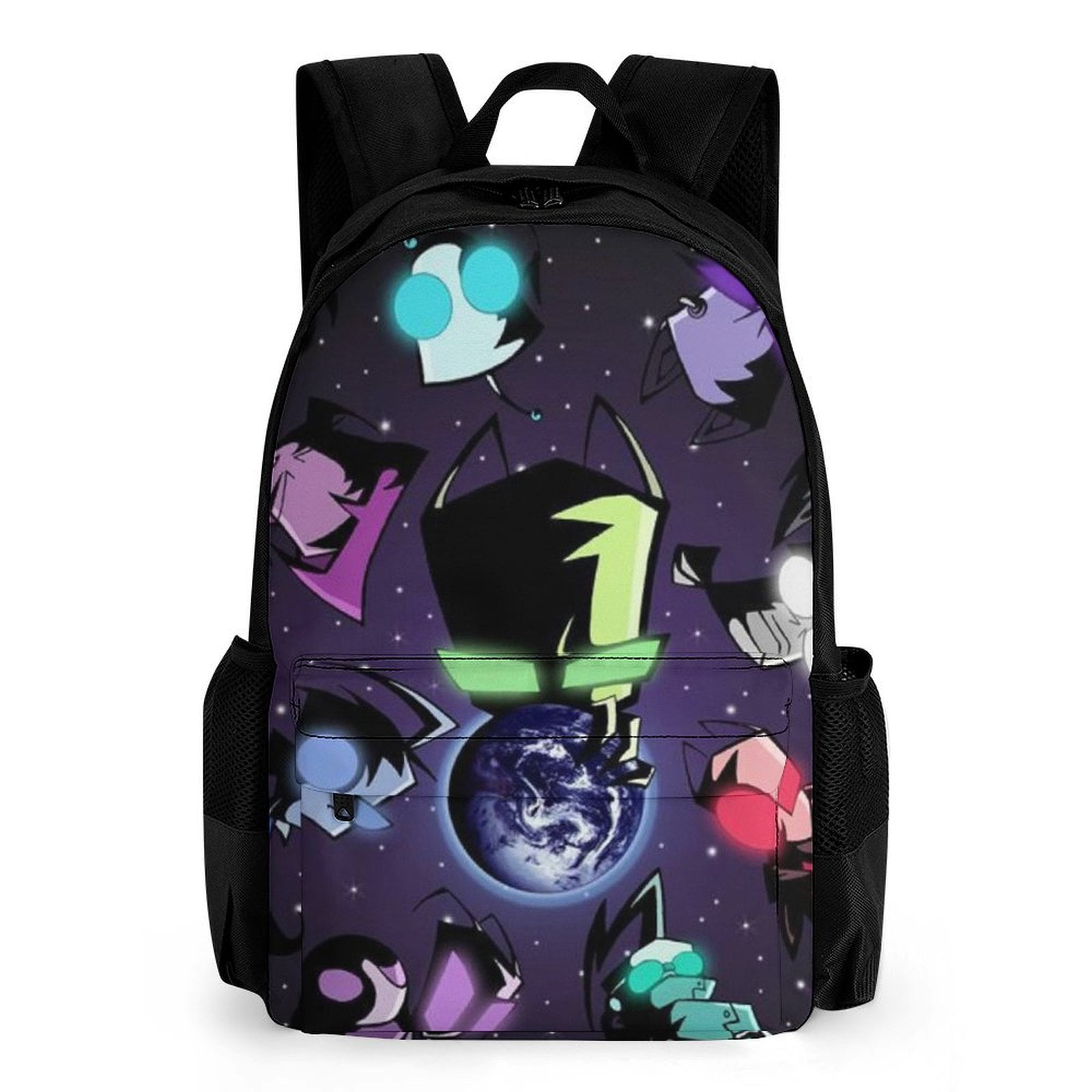 Invader Zim Alien Gir Backpack Student Satchel Schoolbag Bookbag Laptop ...