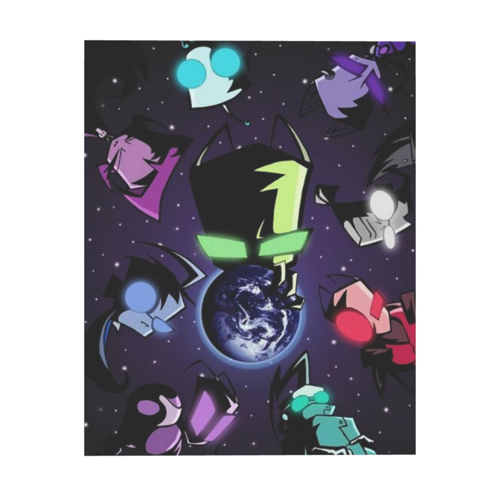 Invader Zim Alien Gir Canvas Decorative Poster Art Picture Painting ...