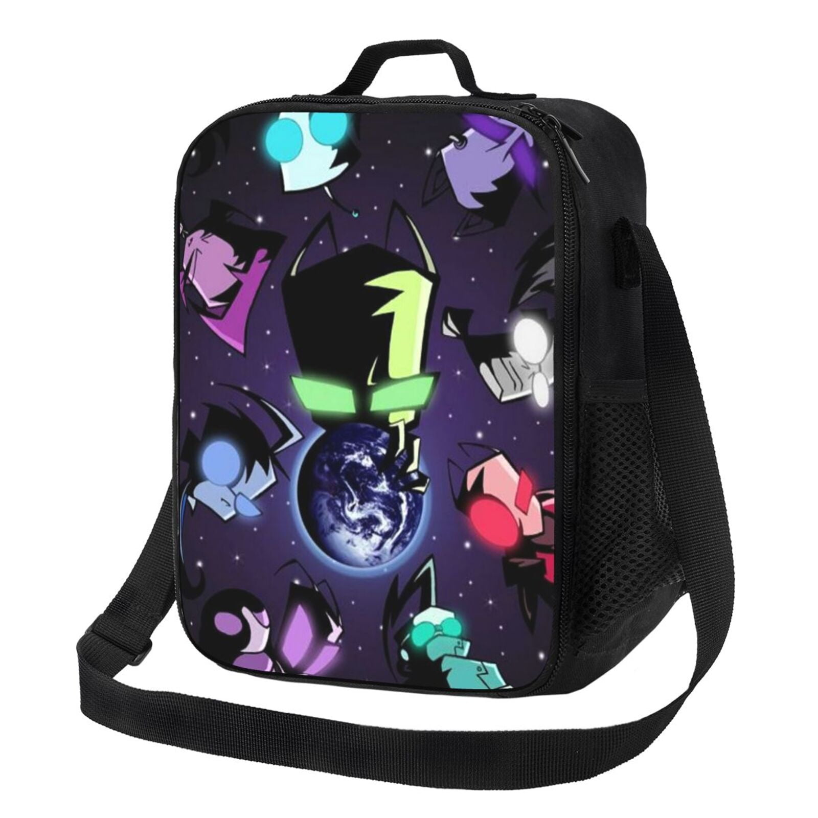 Invader Zim Alien Gir Insulated Lunch Bag Portable Thermal Lunchbag ...