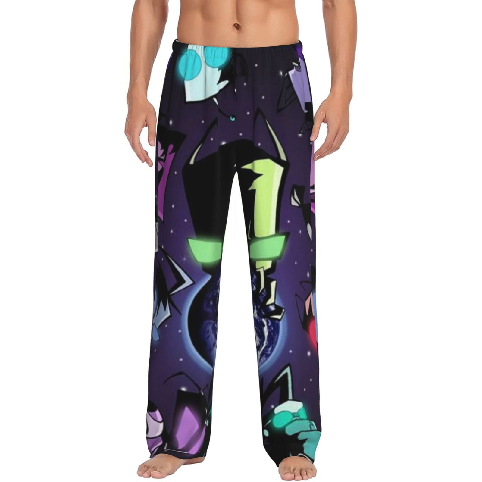 Invader Zim Alien Gir Men's Pajama Pants With Pockets Lounge Fashion ...