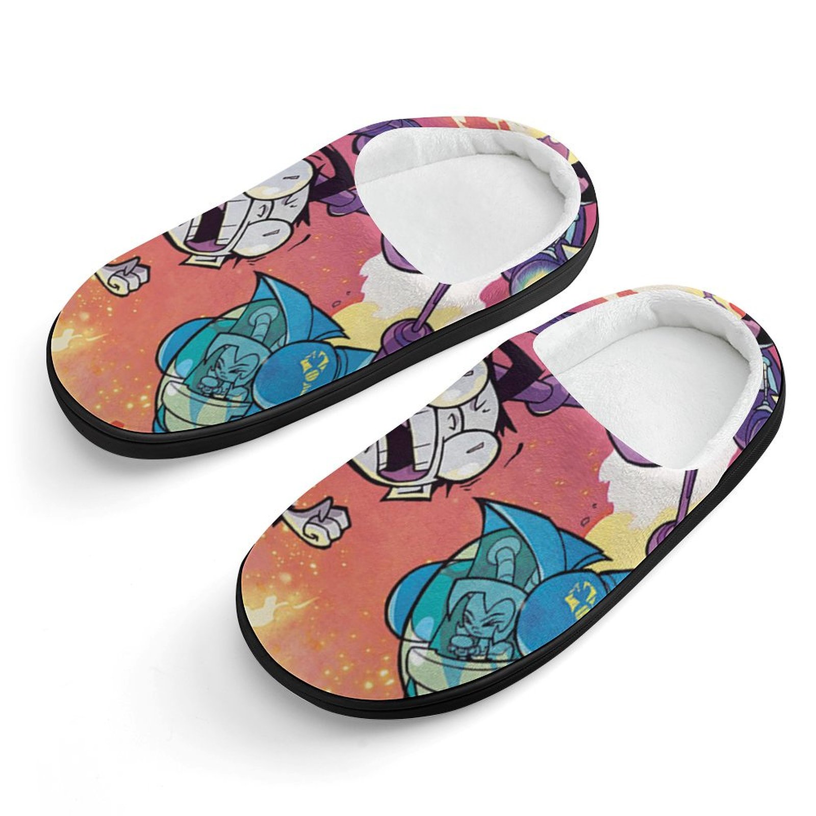 Invader Zim Animated Kid's Cotton Slippers Winter Warm Soft Plush ...