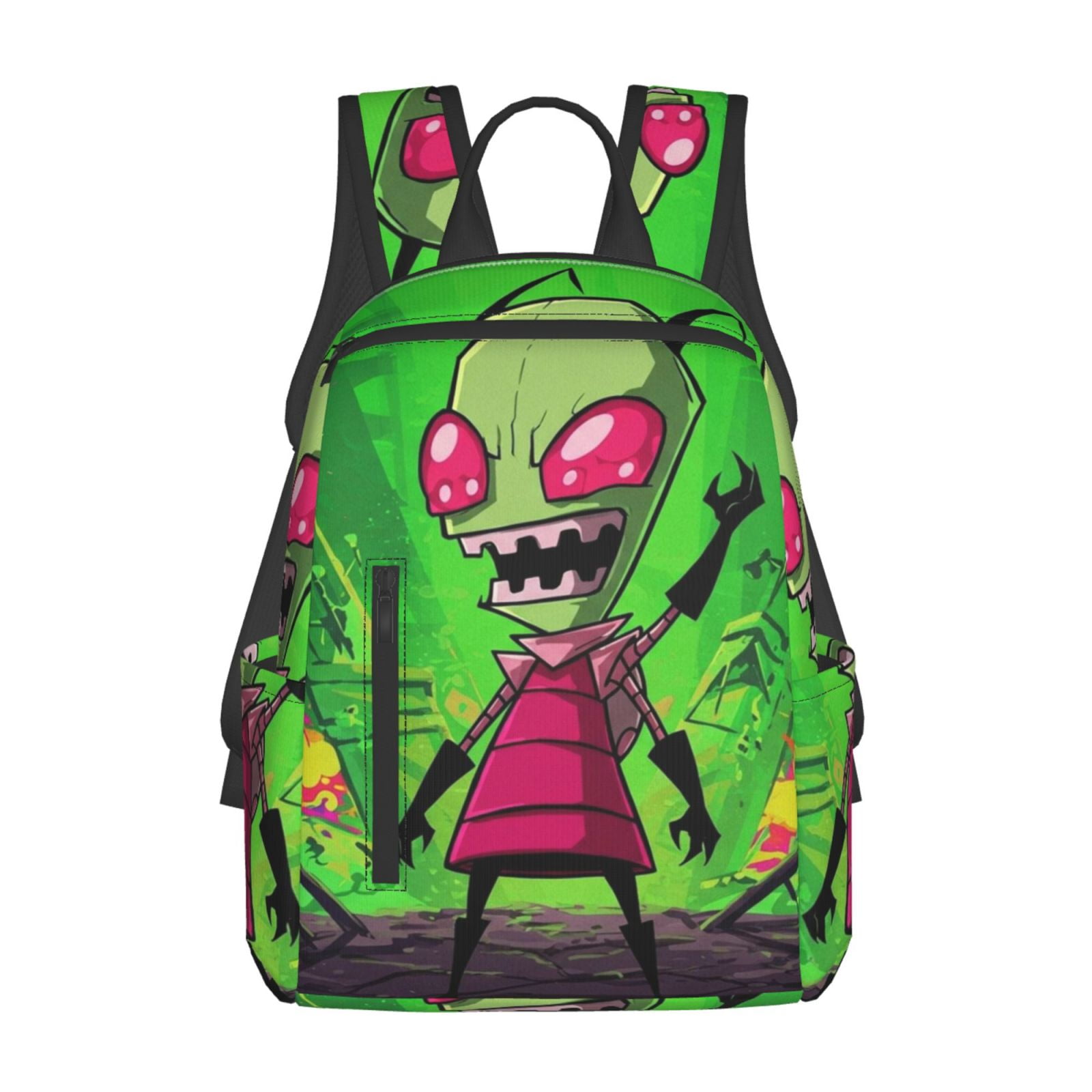 Invader Zim Animation Backpack Student School Bag Bookbag Satchel ...