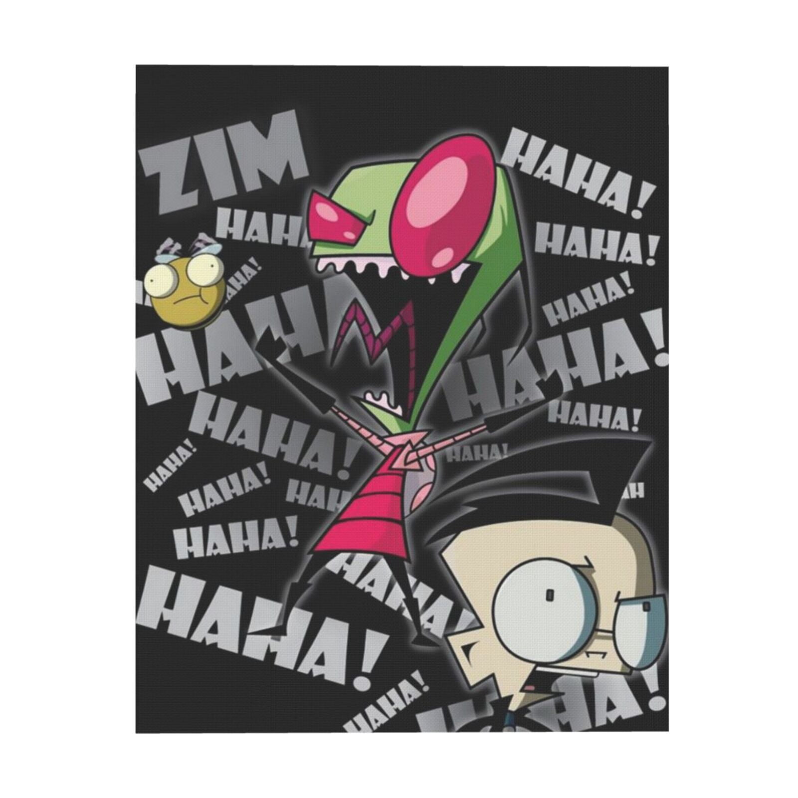 Invader Zim Animation Canvas Decorative Poster Art Picture Painting ...