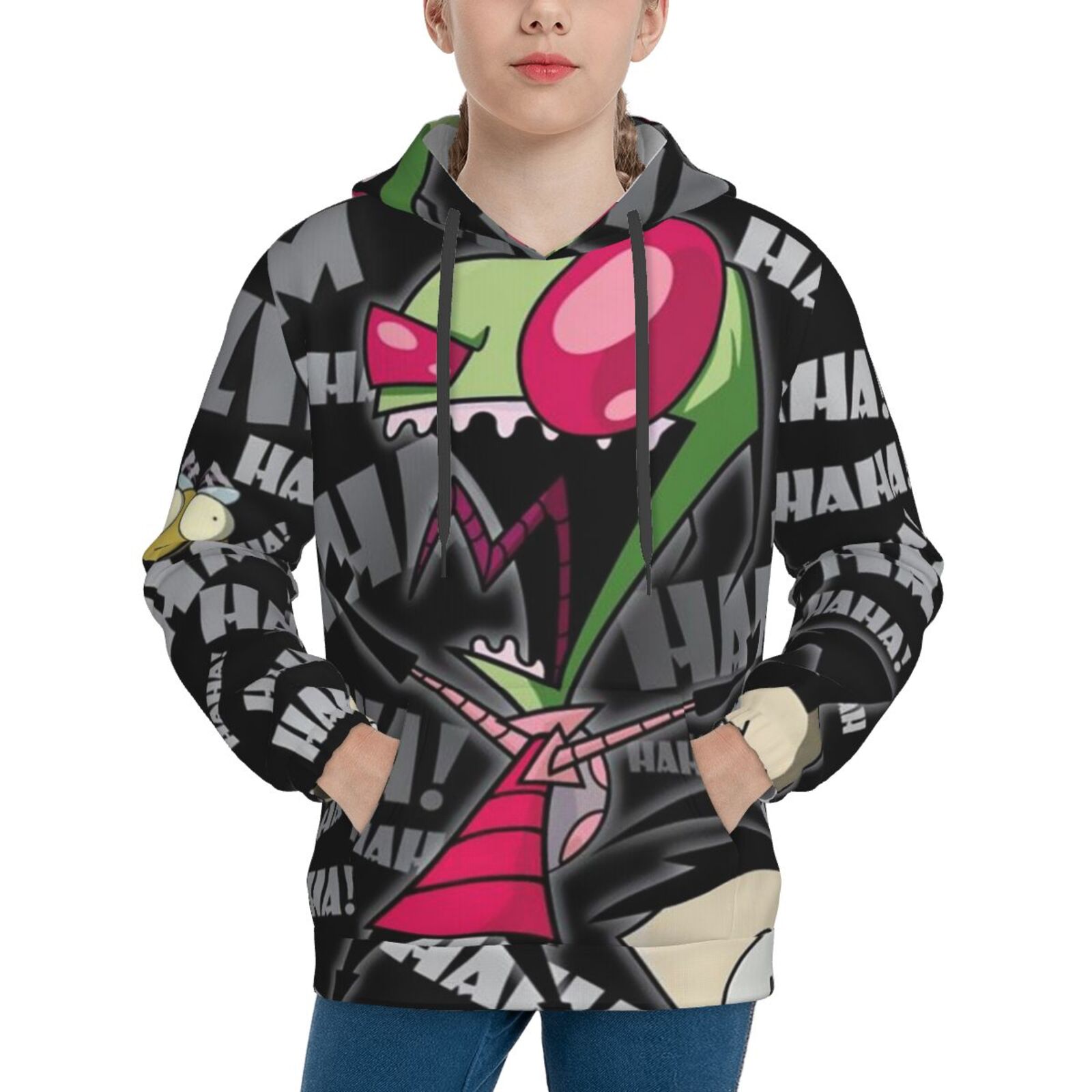 Invader Zim Animation Youth Sweatshirt Hoodies Pullover 3D Print ...