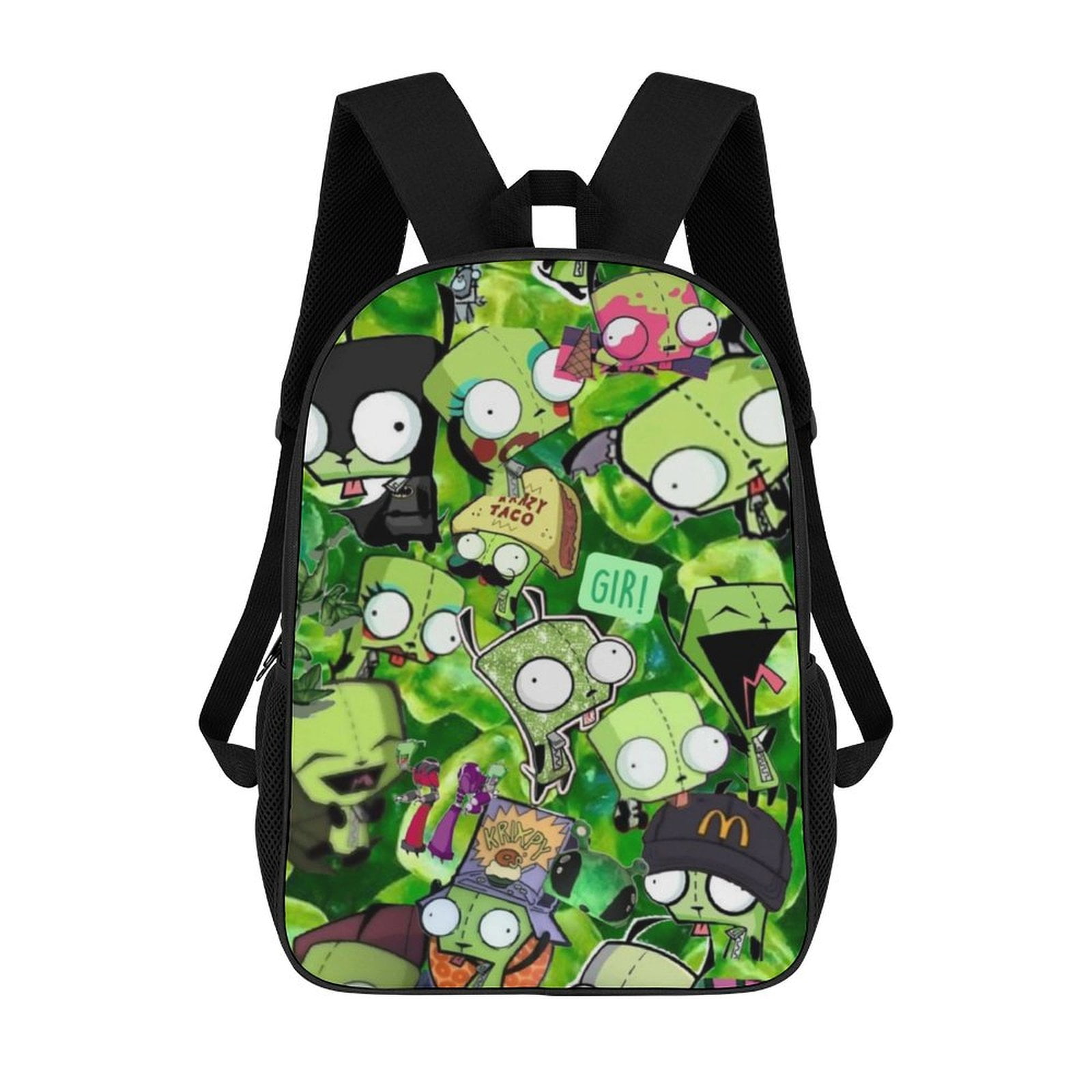 Invader Zim Backpack 17 inch Bags Invader Zim Merch - Walmart.com