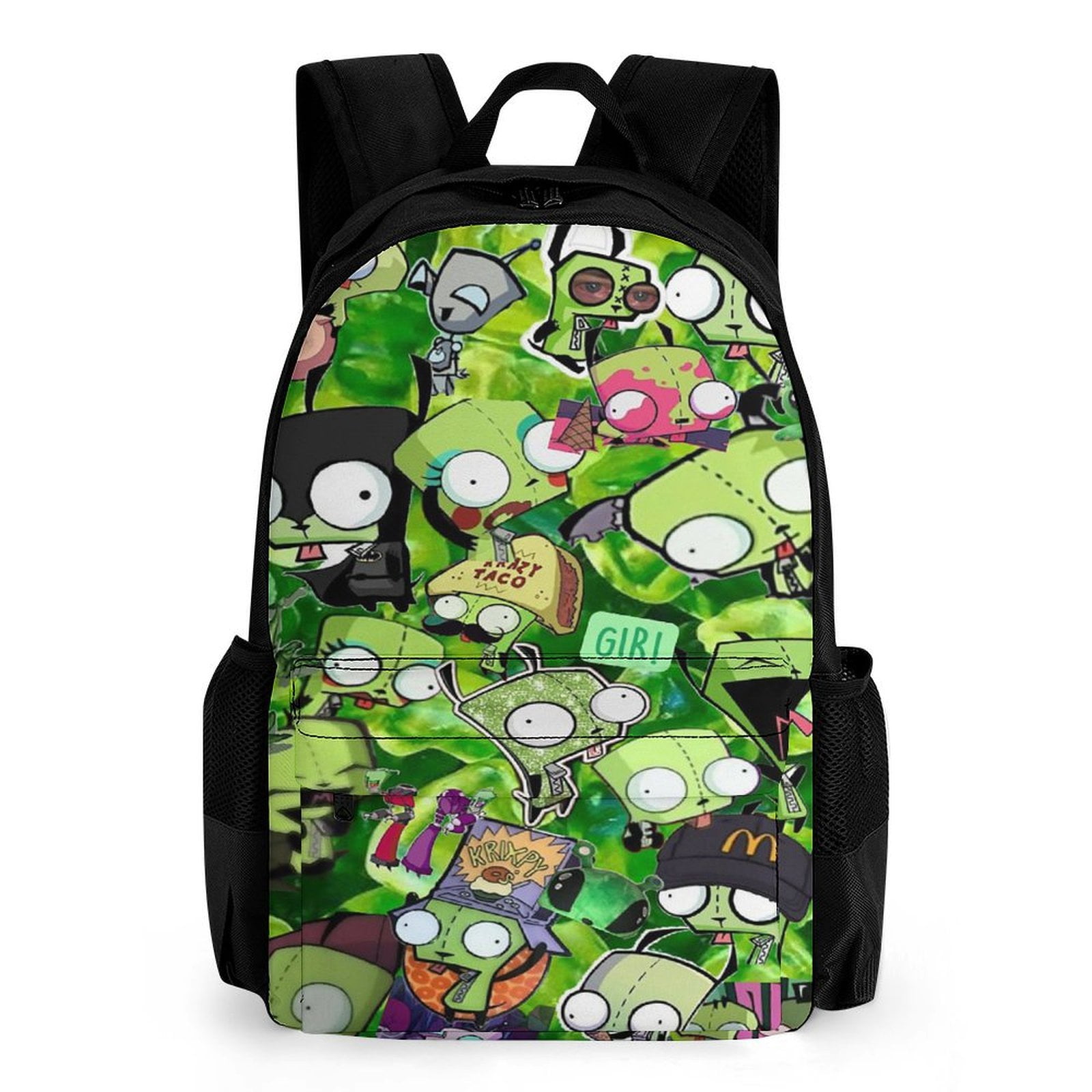Invader Zim Backpack Anime 17 inch Bags Invader Zim Merch Large ...