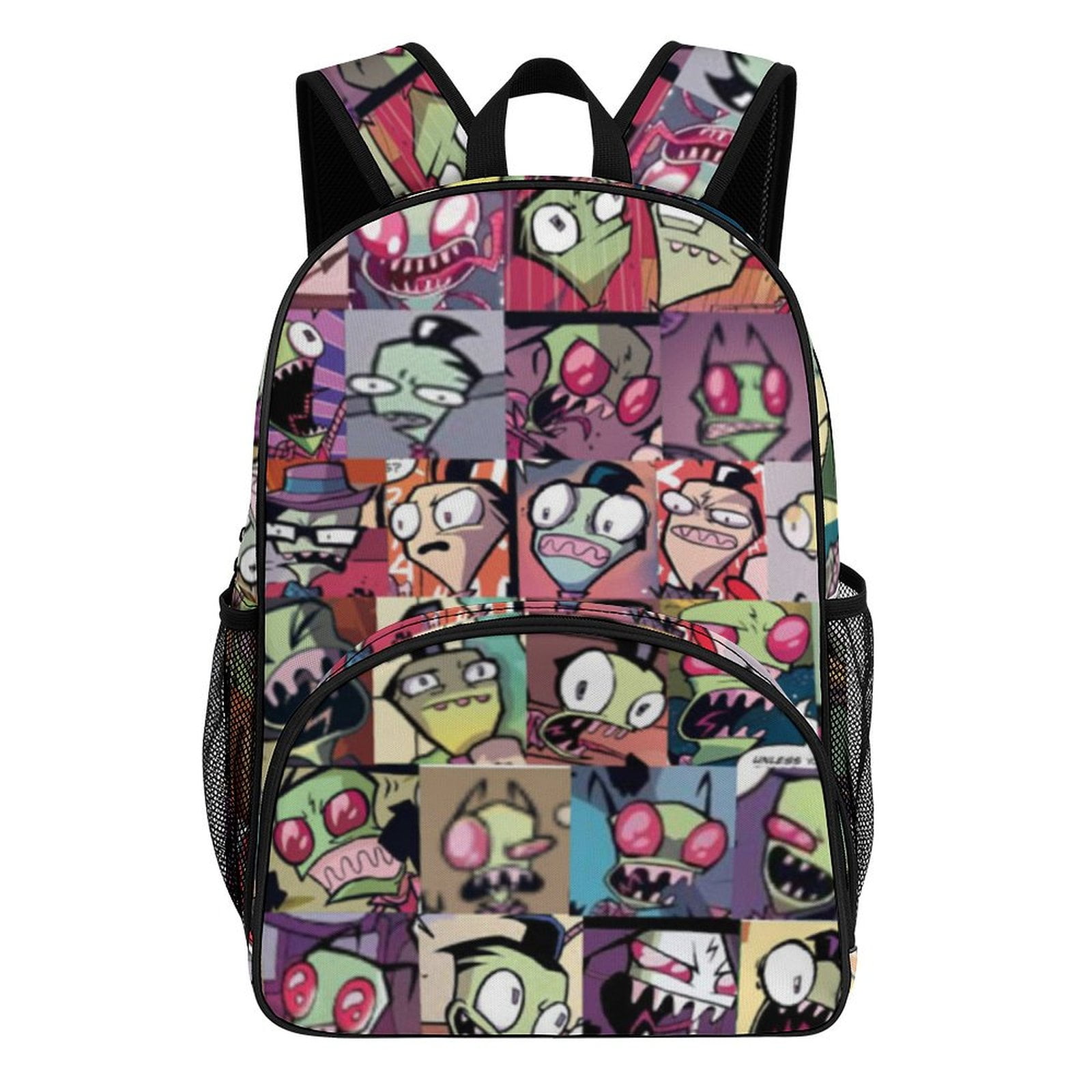 Invader Zim Backpack Daypack Adjustable School Bag Student Bookbag ...
