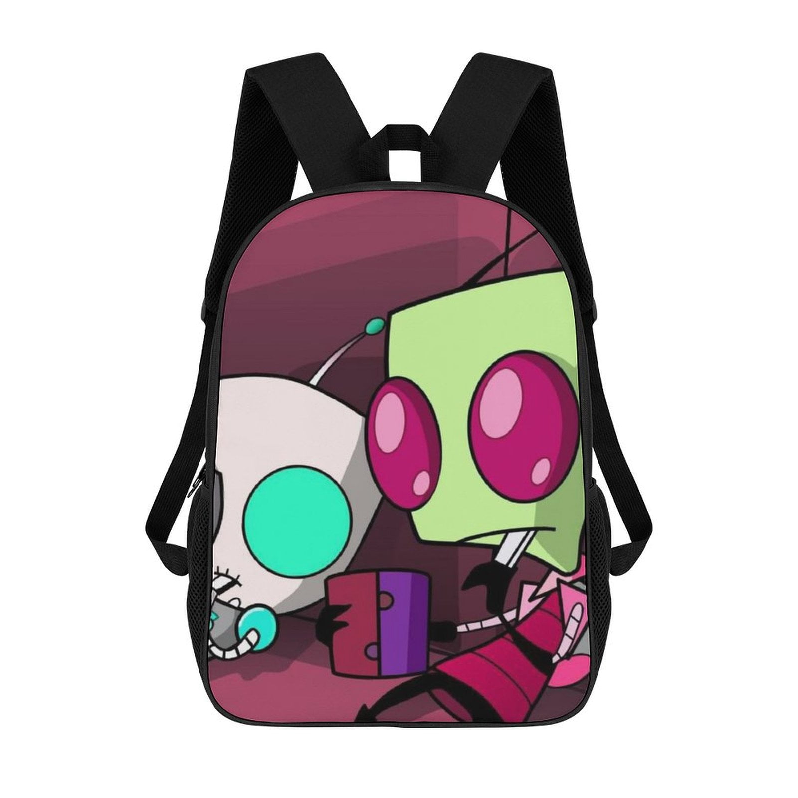 Invader Zim Backpack, Large Capacity Backpack, 17 Inch Laptop Backpack for Daily College Work ...