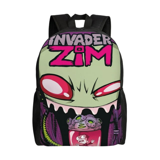 Invader Zim Backpack Lightweight Unisex Basic Daypack Bookbag Laptop ...