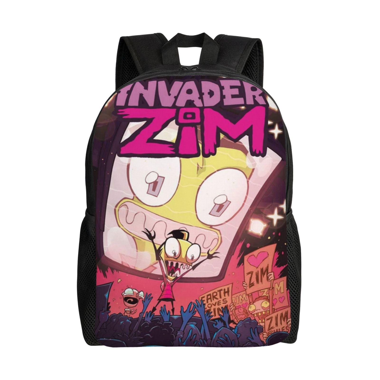 Invader Zim Backpack Lightweight Unisex Basic Daypack Bookbag Laptop ...