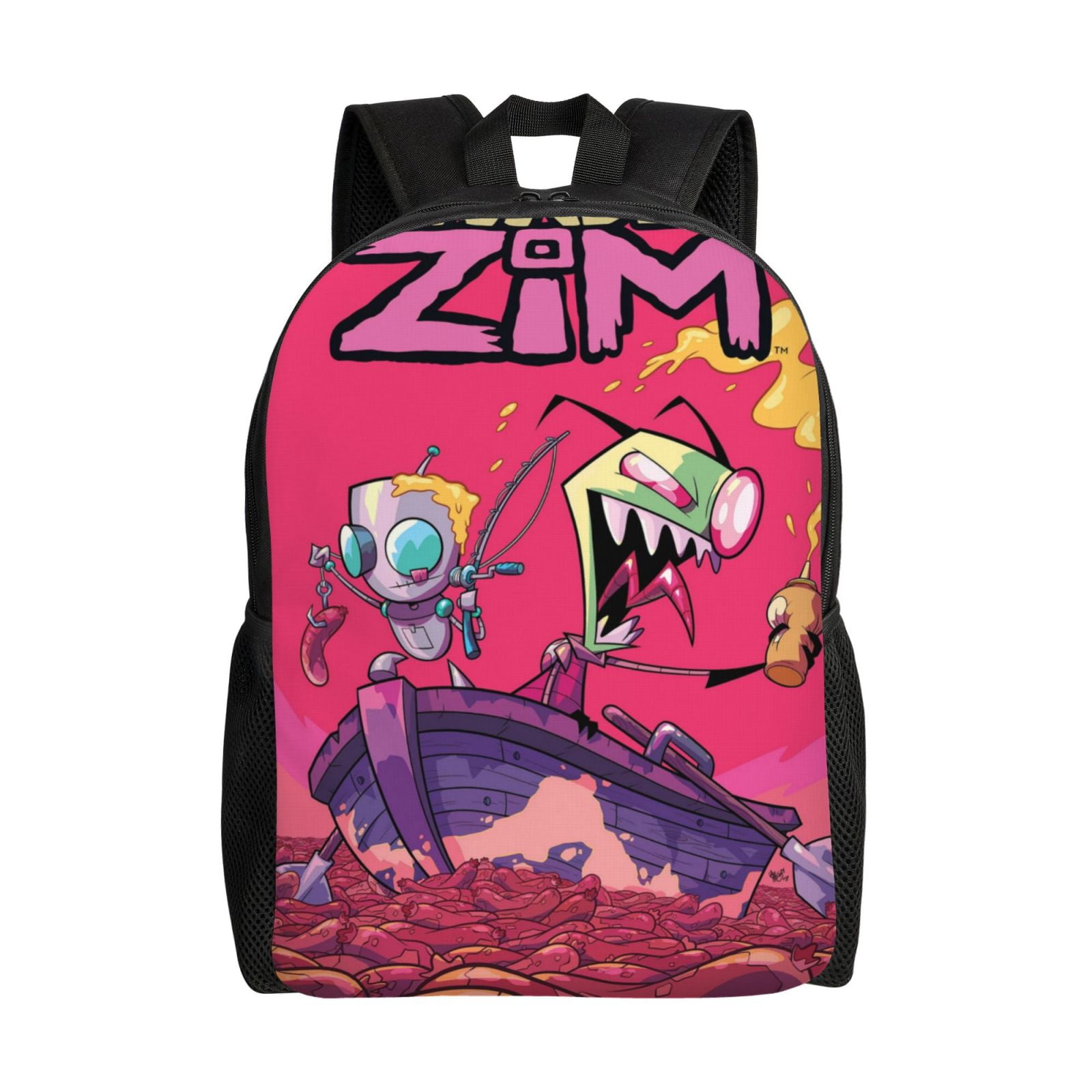 Invader Zim Backpack Lightweight Unisex Basic Daypack Bookbag Laptop ...
