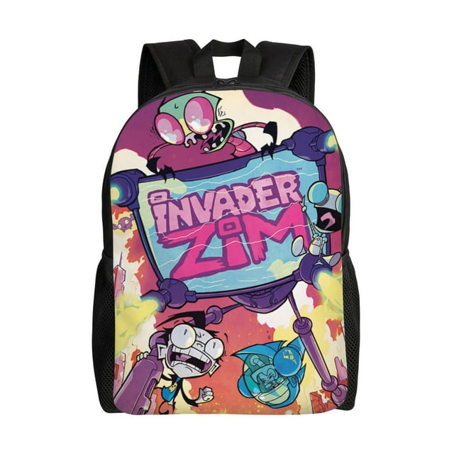 Invader Zim Backpack Lightweight Unisex Basic Daypack Bookbag Laptop ...