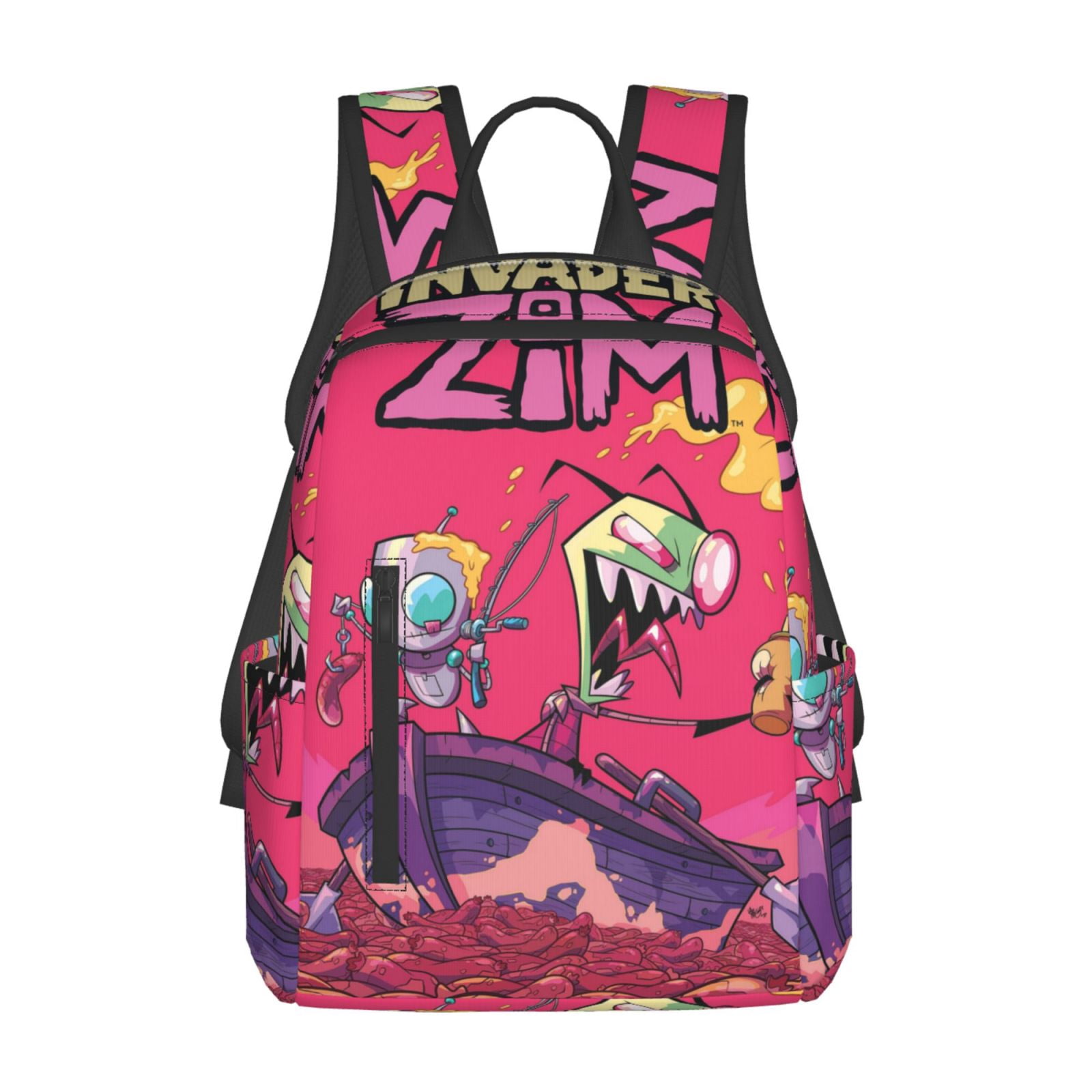 Invader Zim Backpack School Bag Bookbag Satchel Lightweight Unisex ...