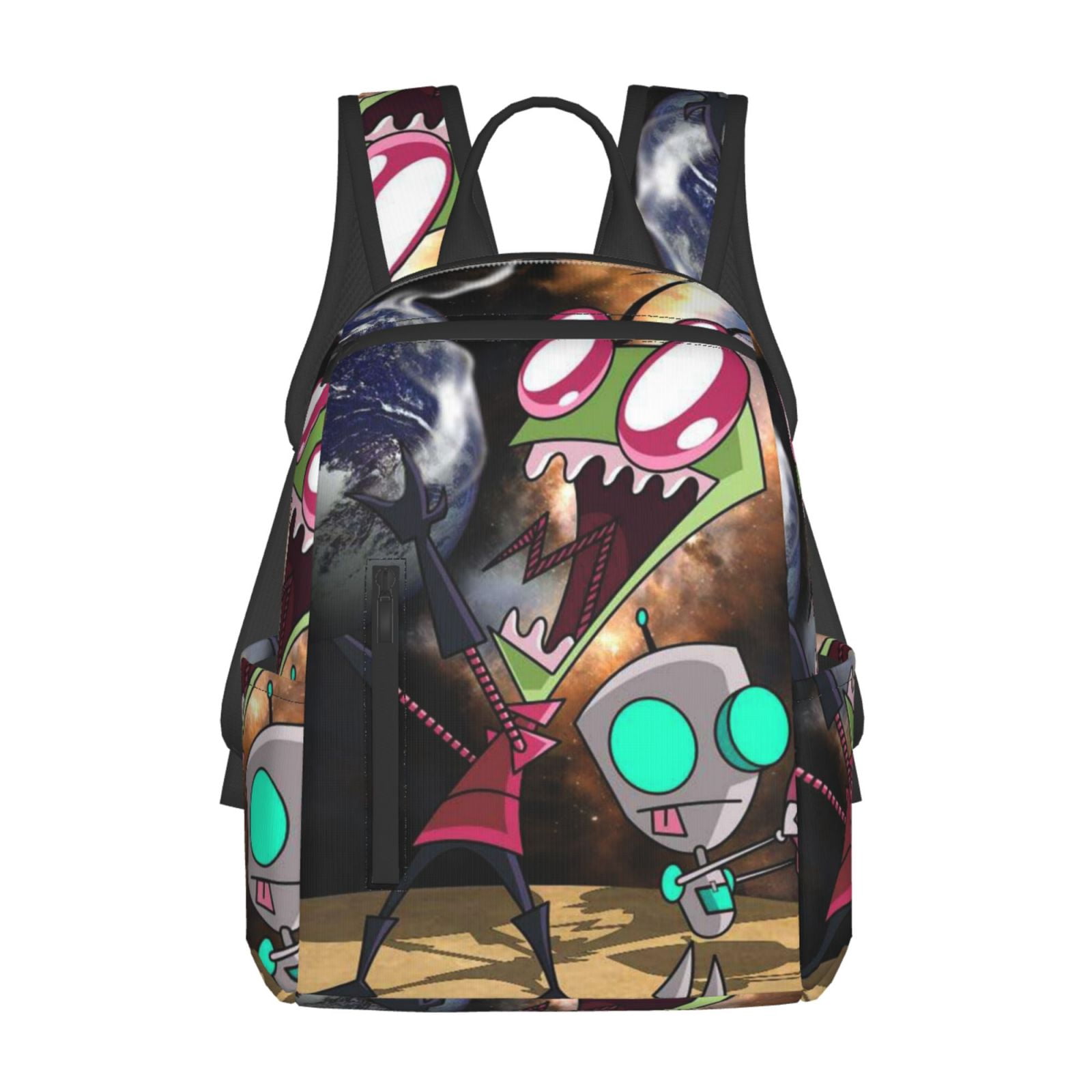 Invader Zim Backpack School Bag Bookbag Satchel Lightweight Unisex ...