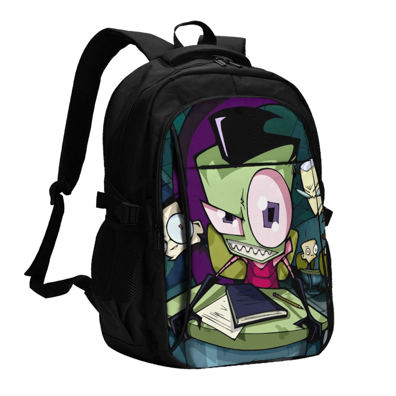 Invader Zim Backpack Schoolbag Large Capacity Daypack Bookbag Satchel ...