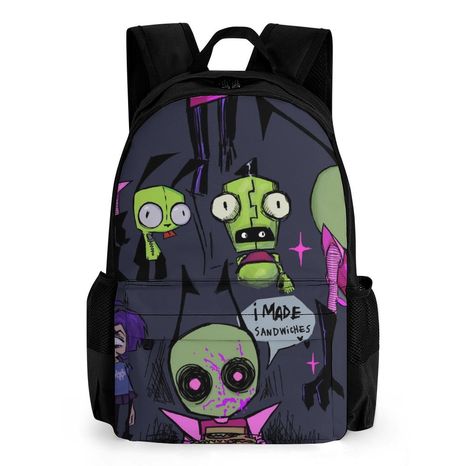 Invader Zim Backpack Student Satchel Schoolbag Bookbag Laptop Bag ...