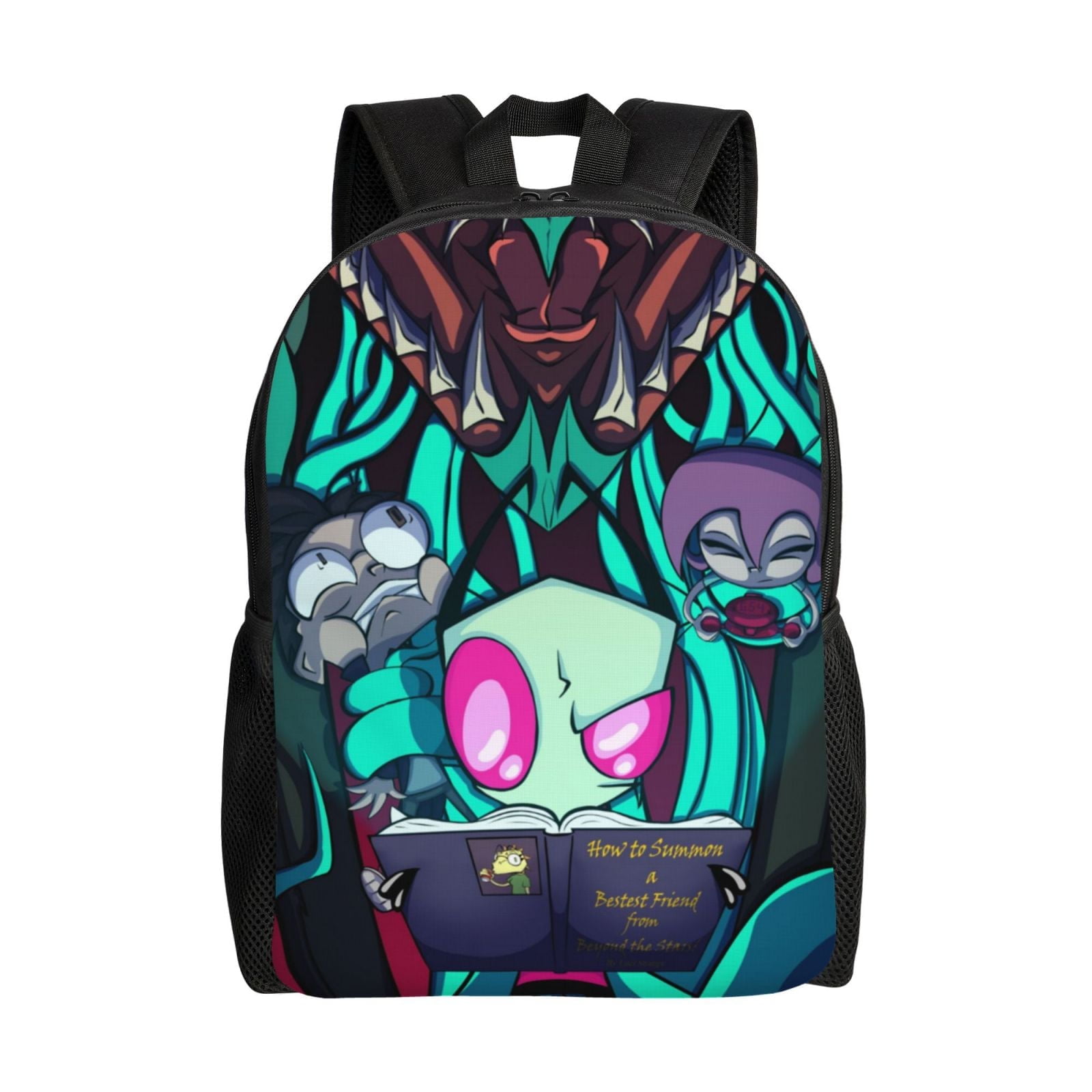 Invader Zim Backpacks Casual Daypacks Student Book Bag Printing Satchel ...