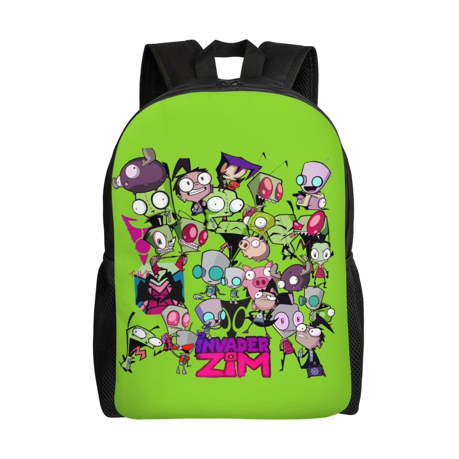 Invader Zim Backpacks Casual Daypacks Student Book Bag Printing Satchel ...