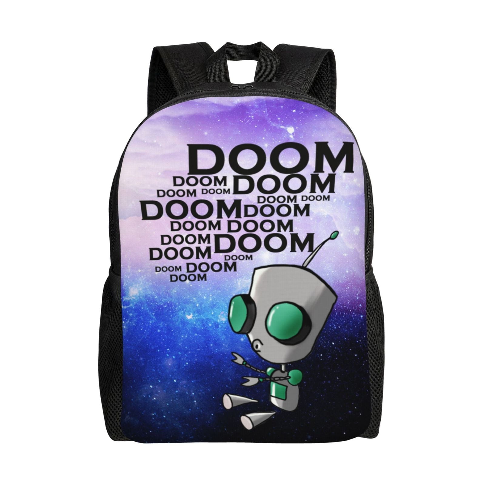 Invader Zim Backpacks Casual Daypacks Student Book Bag Printing Satchel ...