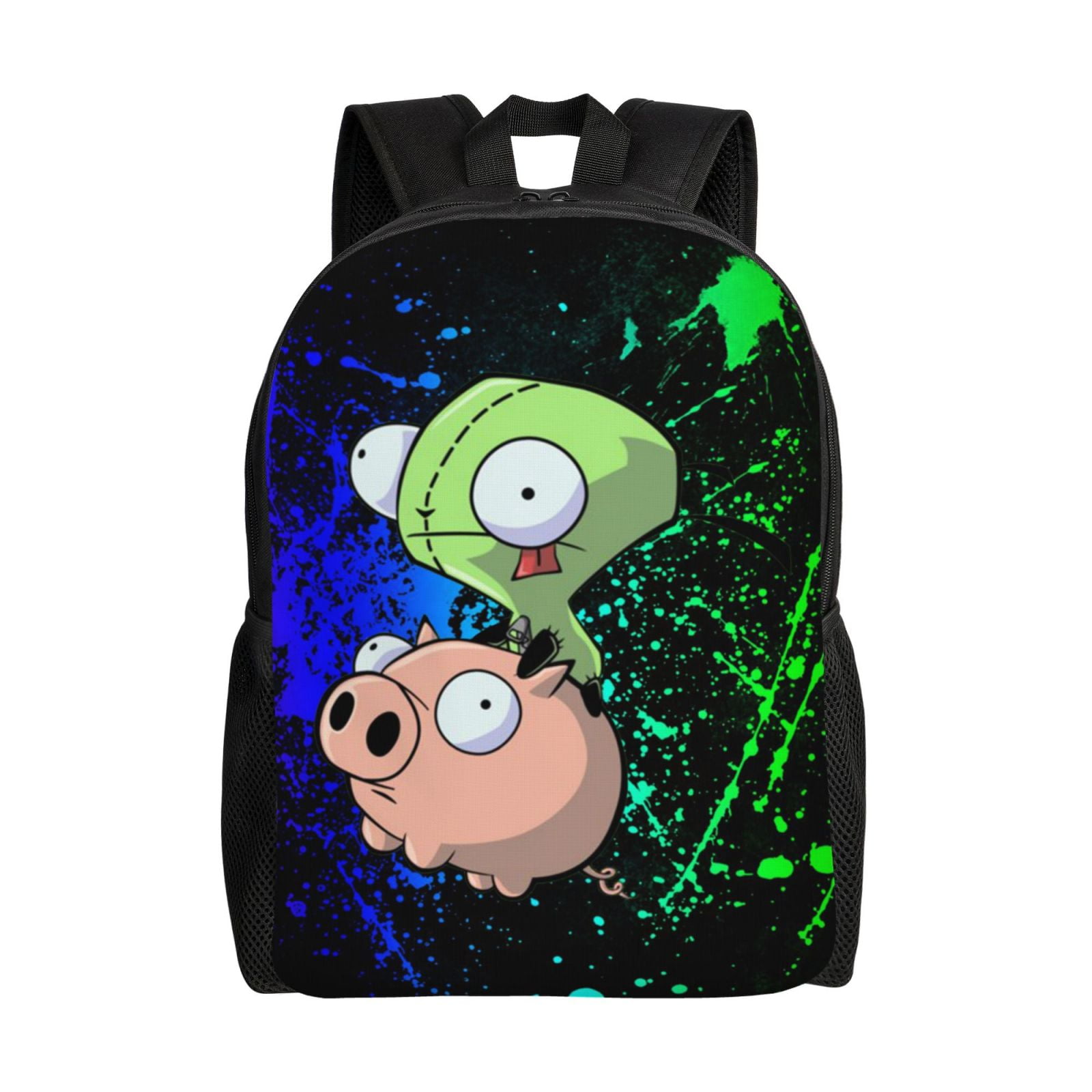 Invader Zim Backpacks Casual Daypacks Student Book Bag Printing Satchel ...