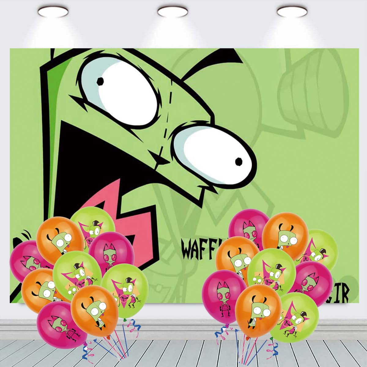 Invader Zim Balloons Taspestry Backdrop Banner Wall Decor Party ...