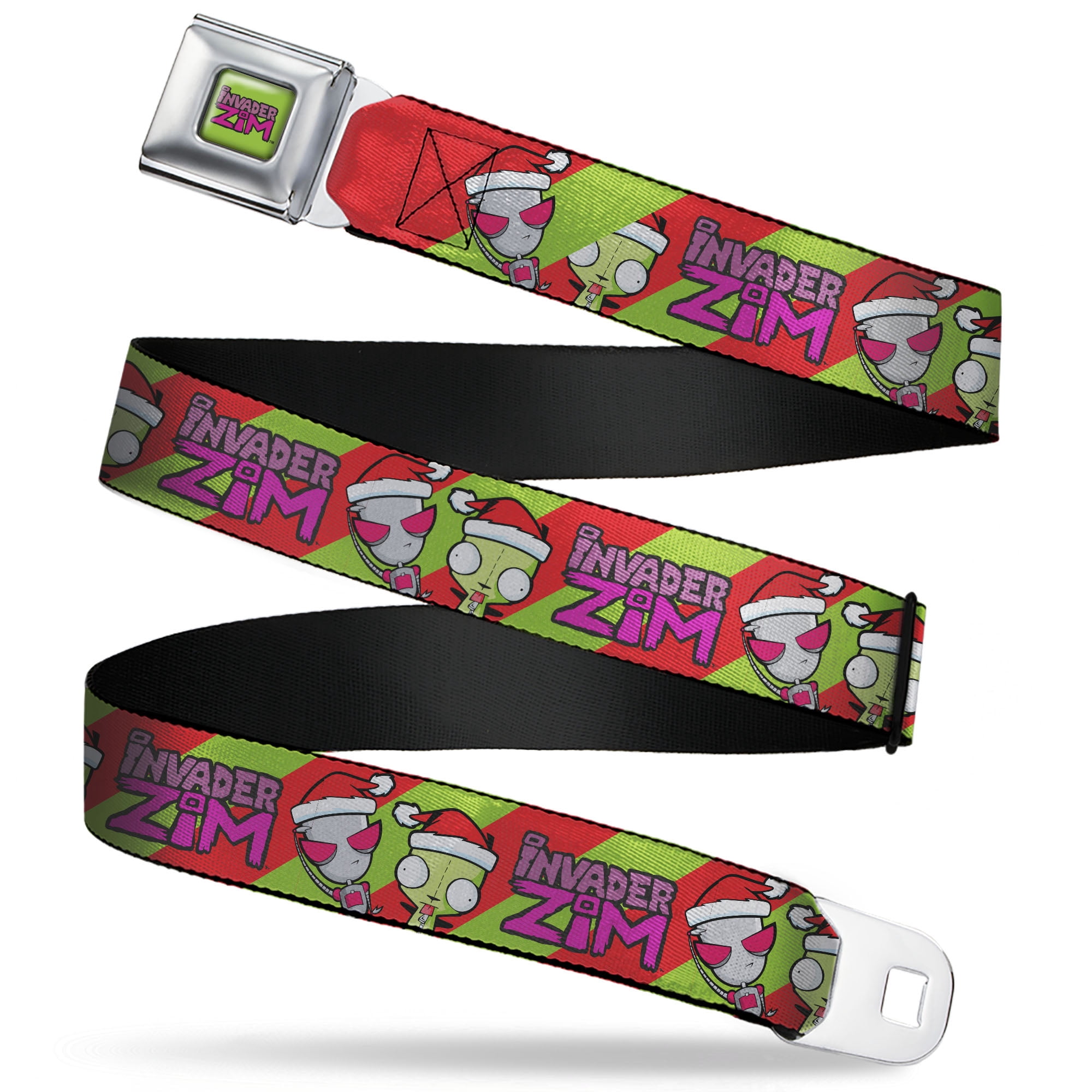 Invader Zim Belt, Seatbelt Buckle Belt, Invader Zim Holiday GIR Poses ...