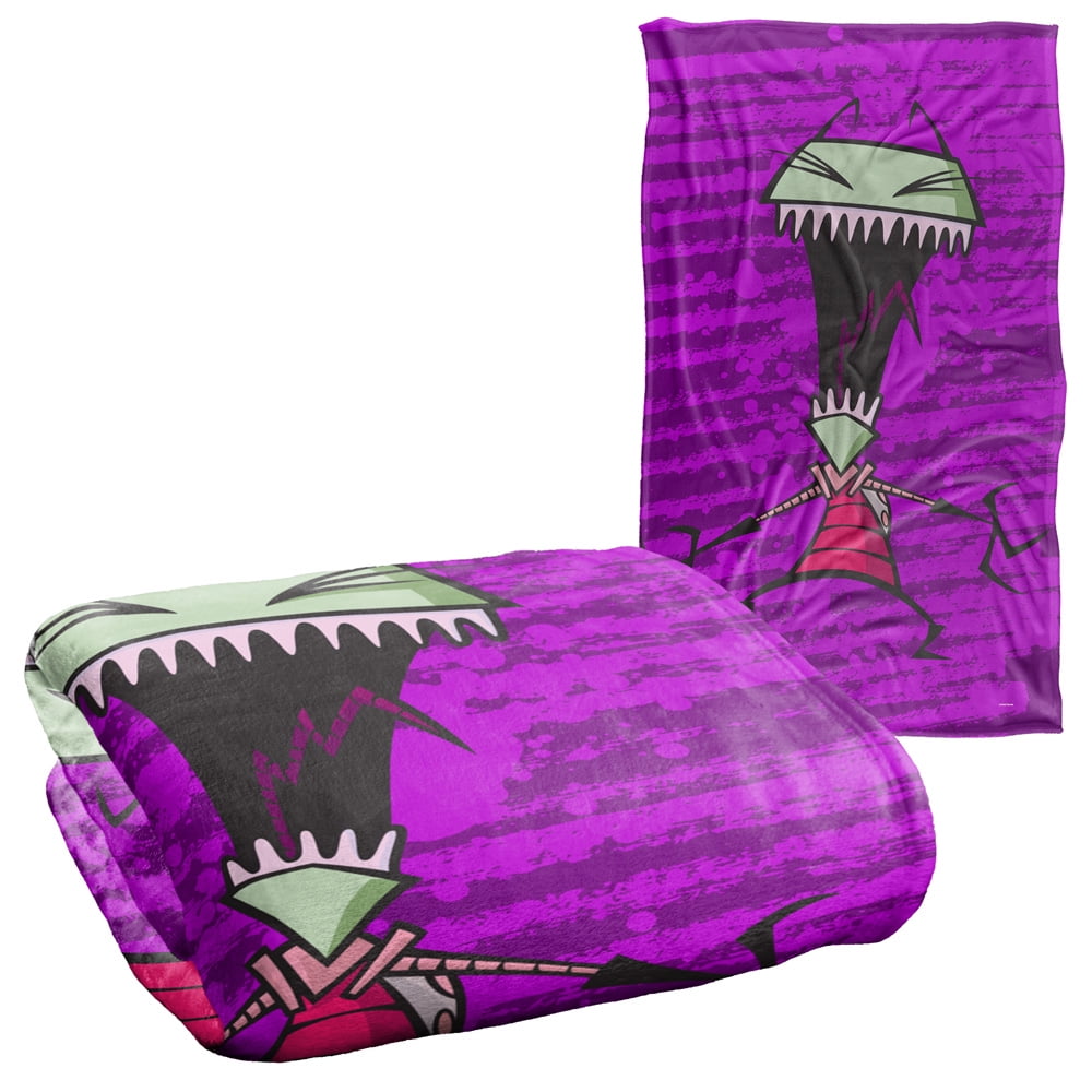 Invader Zim Blanket, 36"x58" Invader Zim Scream Silky Touch Super Soft ...