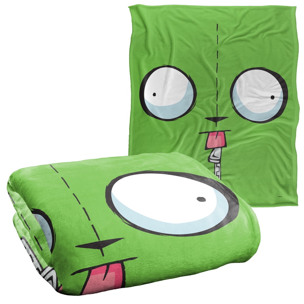 Invader Zim Blanket, 50"x60" Invader Zim Gir Face Silky Touch Super ...