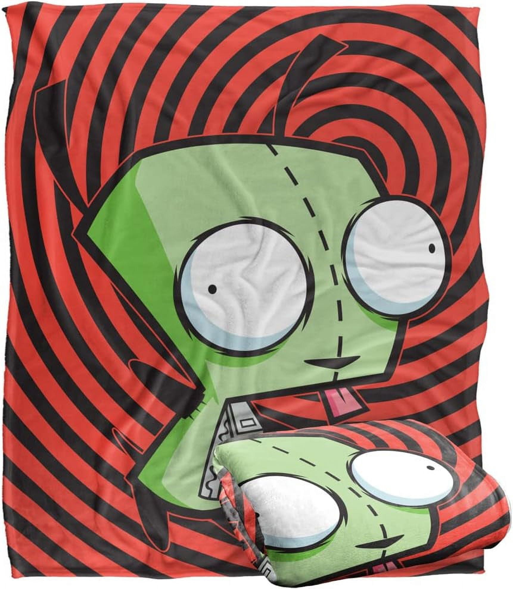 Invader Zim Blanket, 50"x60" Invader Zim Gir Spiral Silky Touch Super ...