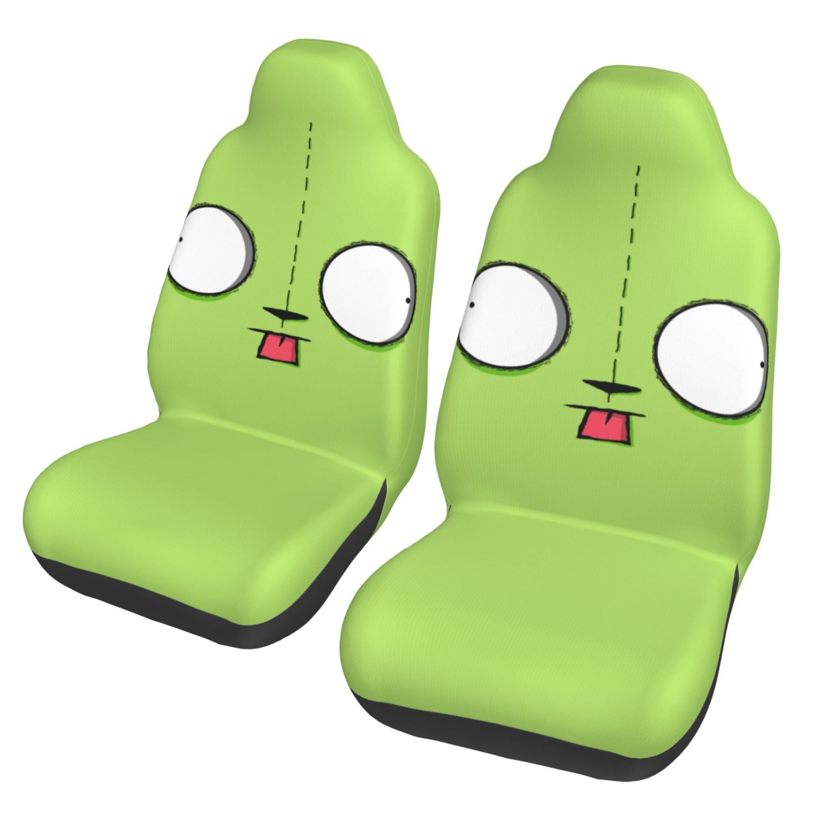 Invader Zim Car Seat Covers 2 Pcs Seat Protector Cover Universal Front ...