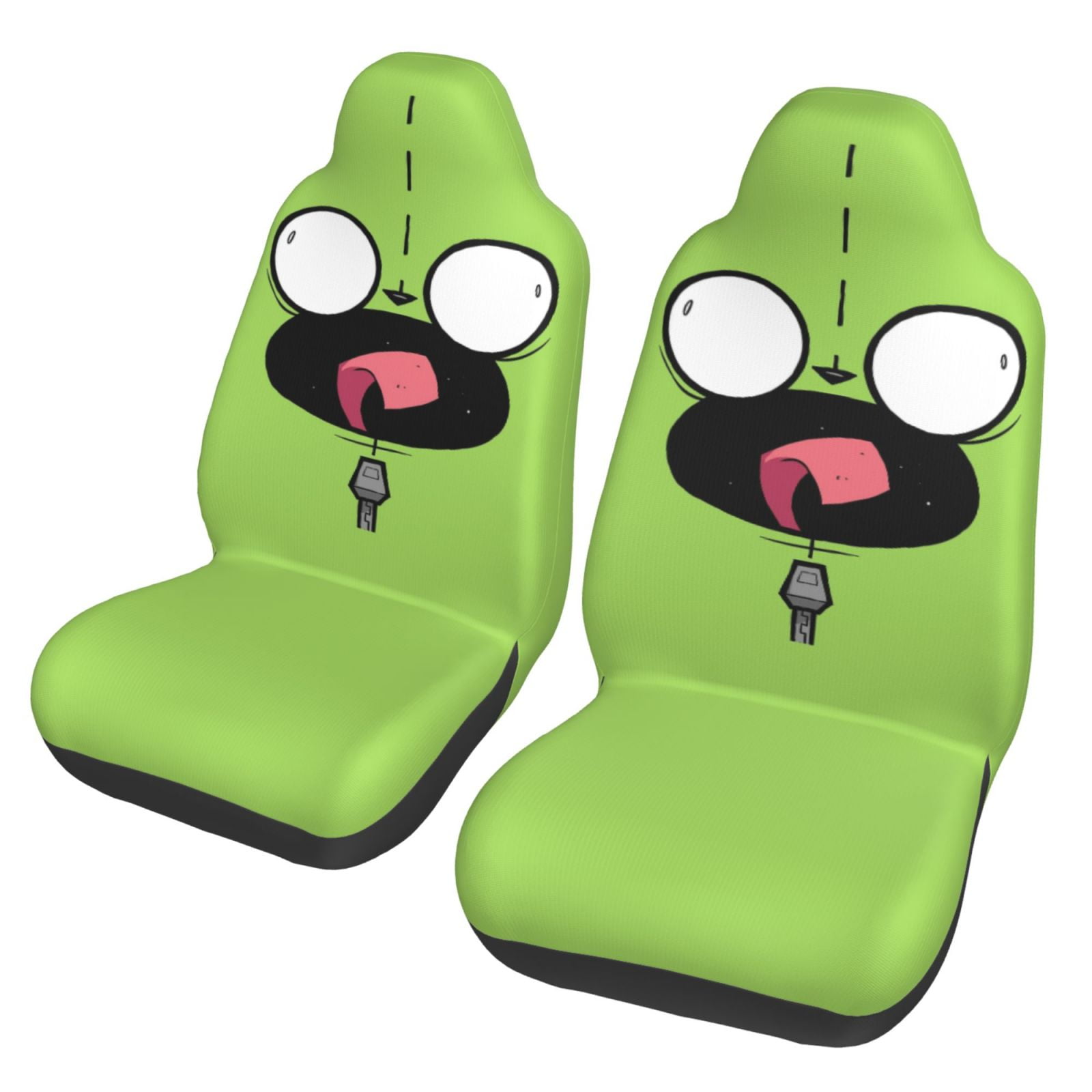 Invader Zim Car Seat Covers 2 Pcs Seat Protector Cover Universal Front ...