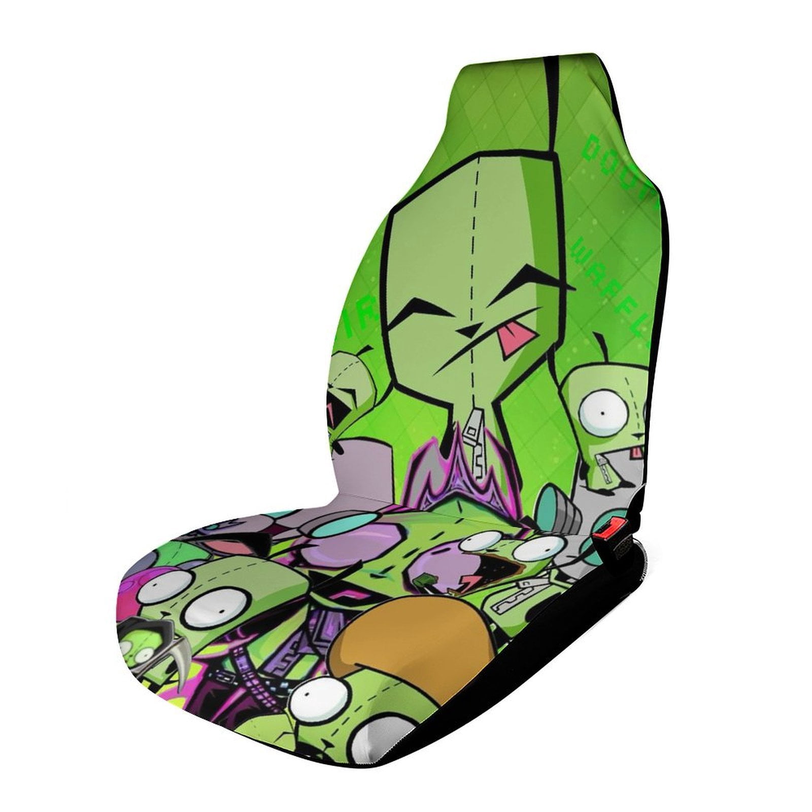 Invader Zim Car Seat Covers Nonslip Elastic Front Seat Protector ...