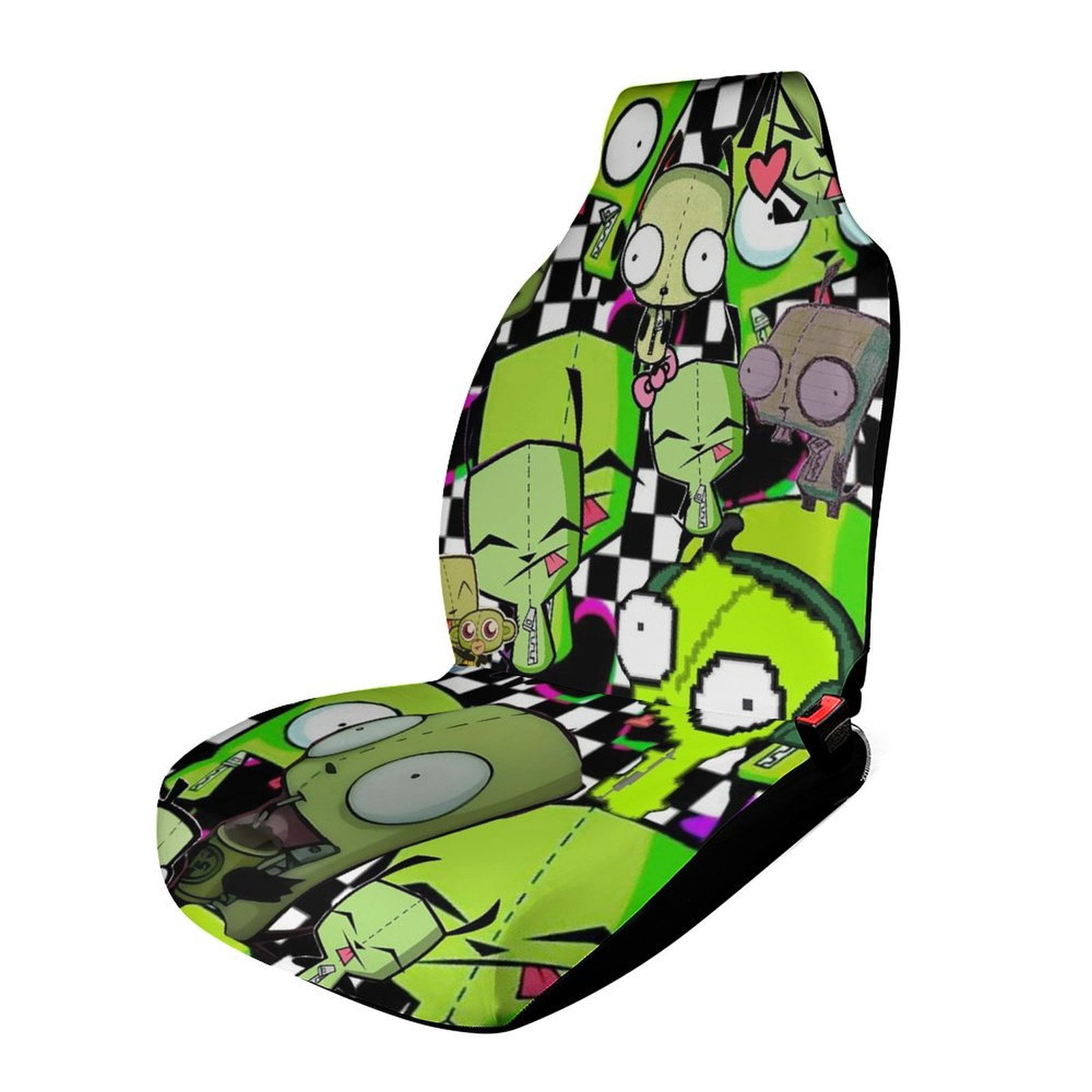 Invader Zim Car Seat Covers Nonslip Elastic Front Seat Protector ...