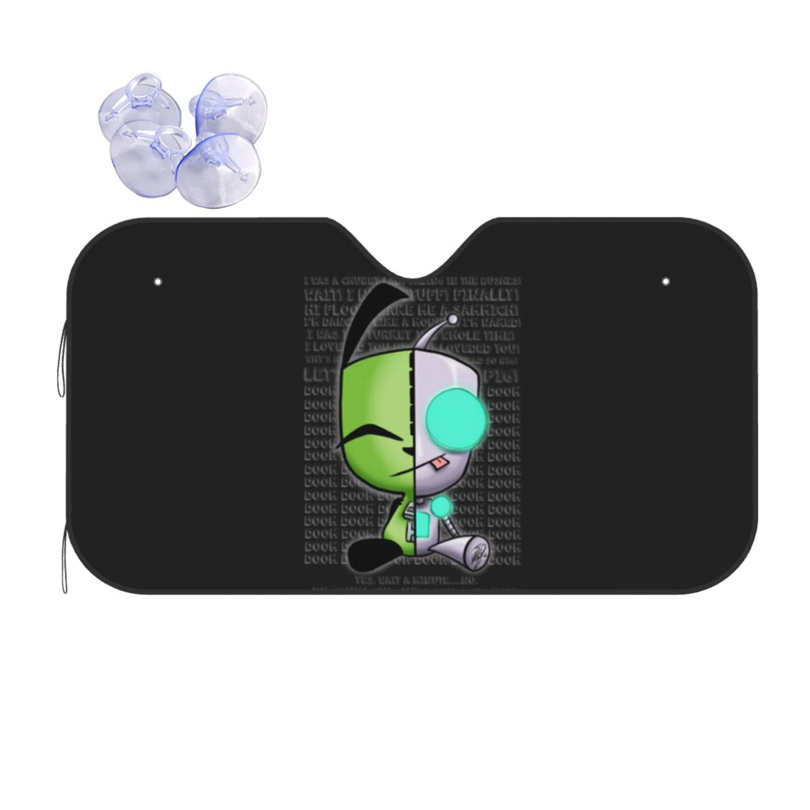 Invader Zim Car Windshield Sun Shade Auto Front Window Sunshade Cover ...