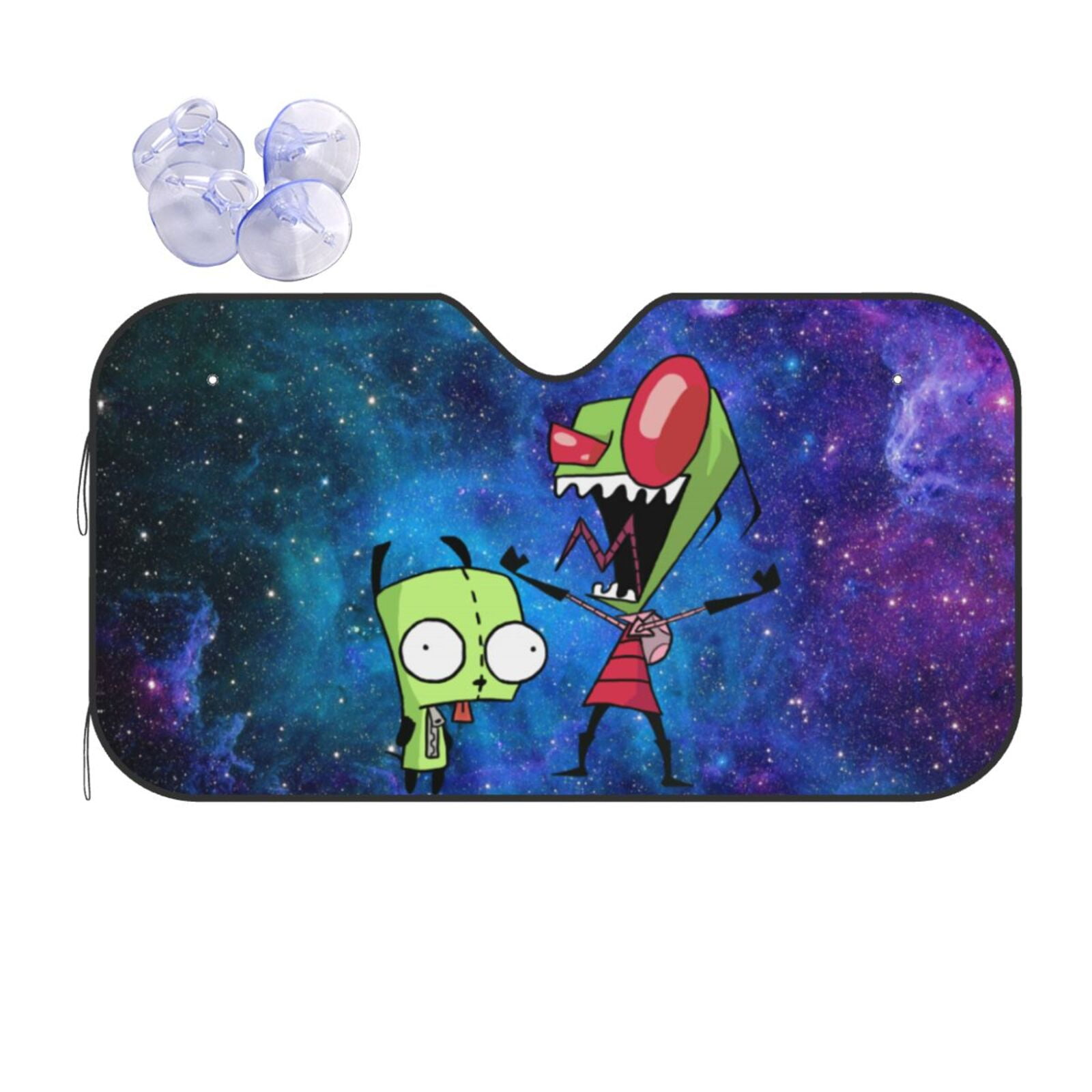 Invader Zim Car Windshield Sun Shade Auto Front Window Sunshade Cover ...