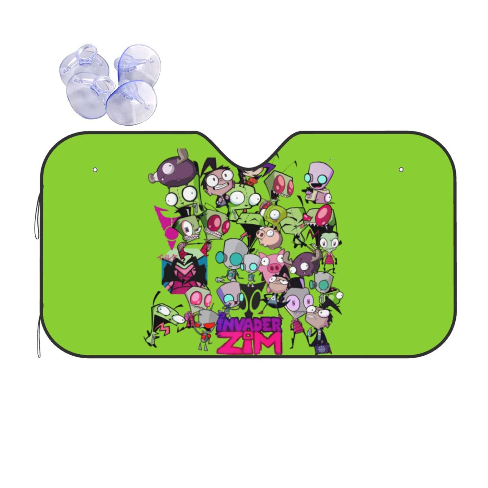 Invader Zim Car Windshield Sun Shade Auto Front Window Sunshade Cover ...