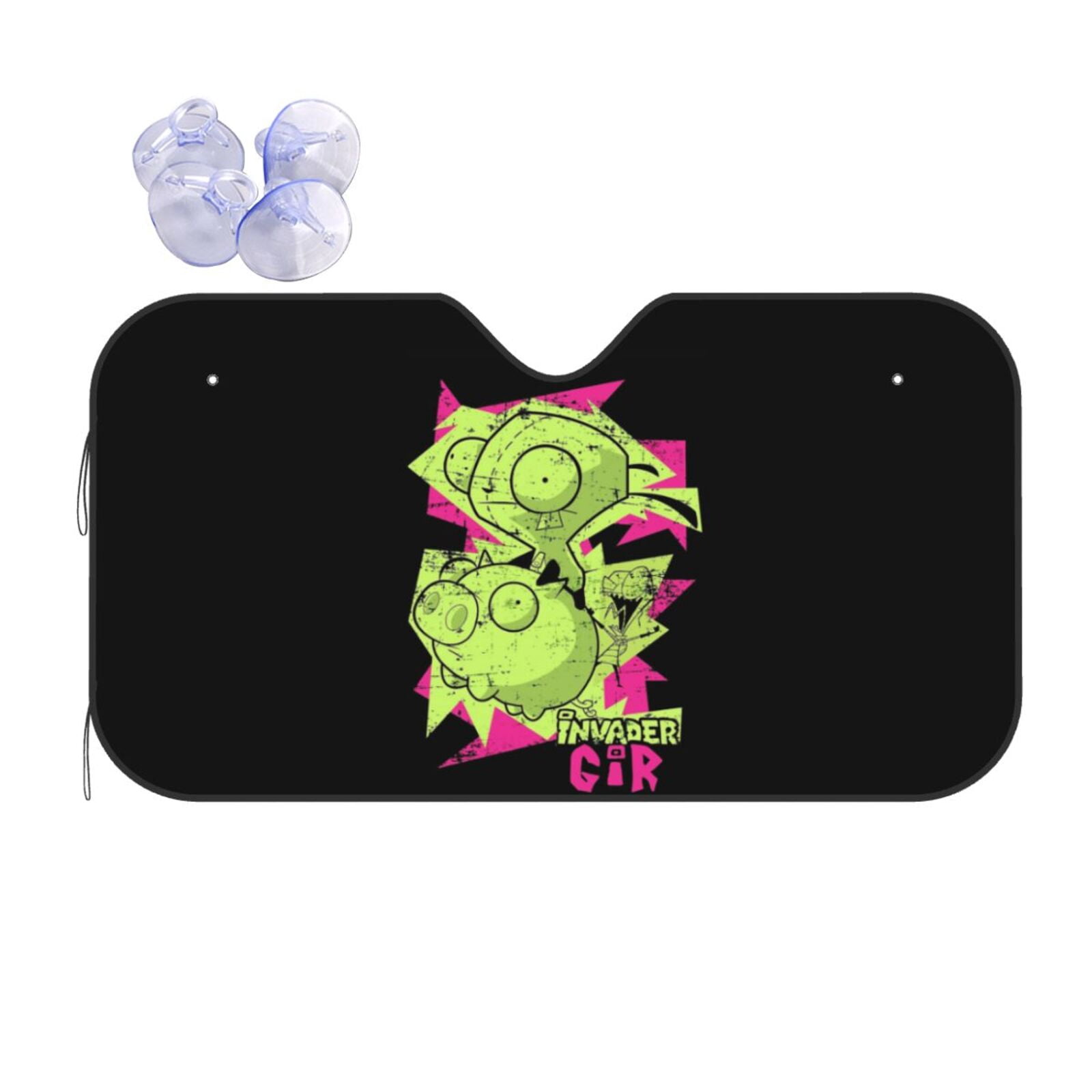 Invader Zim Car Windshield Sun Shade Auto Front Window Sunshade Cover ...