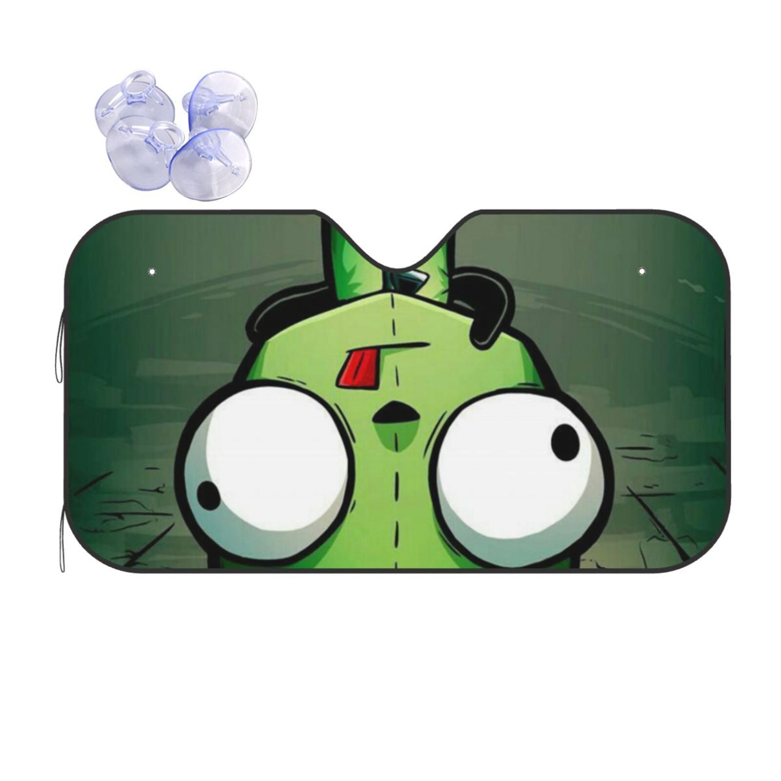 Invader Zim Car Windshield Sun Shade Auto Front Window Sunshade Cover ...