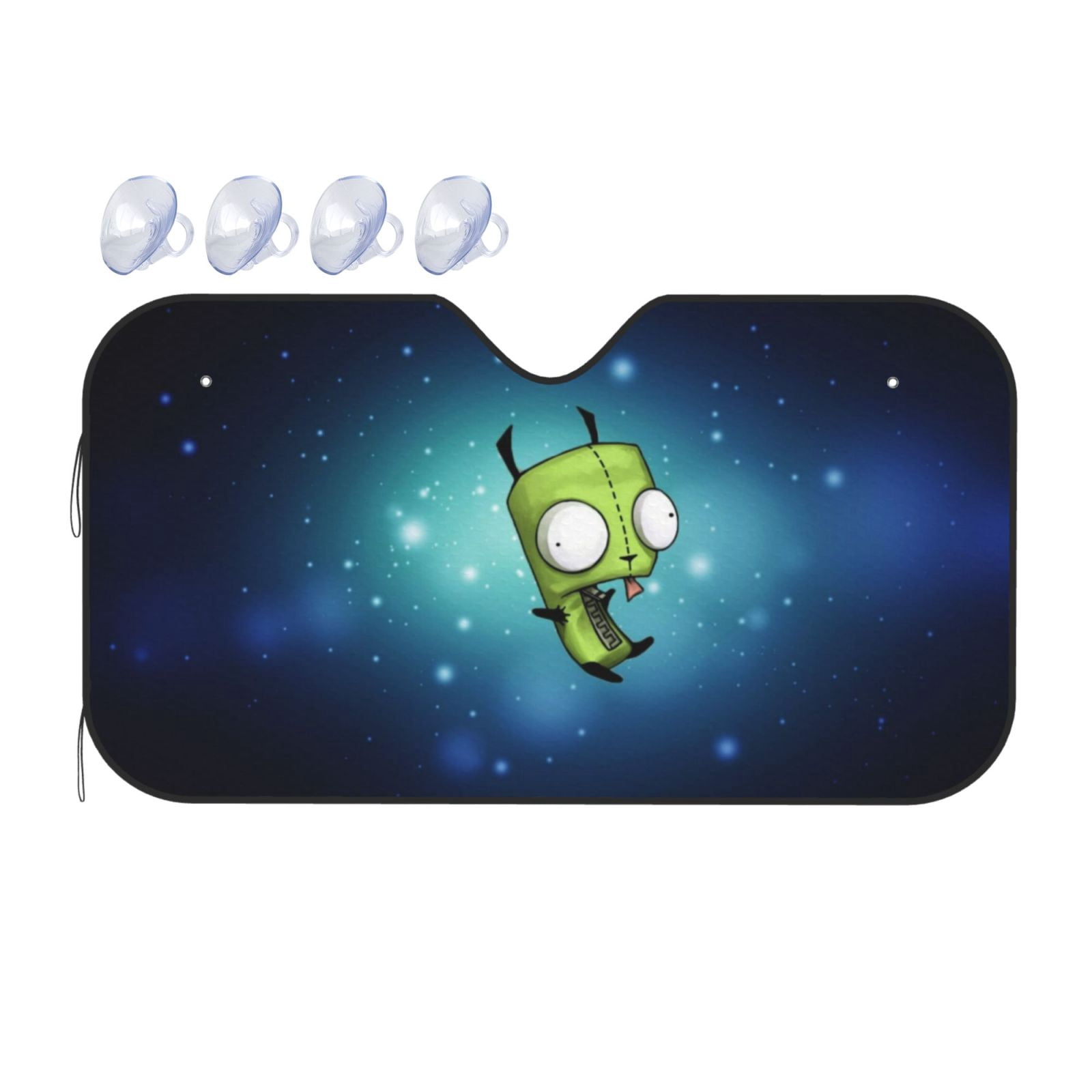 Invader Zim Car Windshield Sun Shade - Foldable Windshield Sun Shade ...