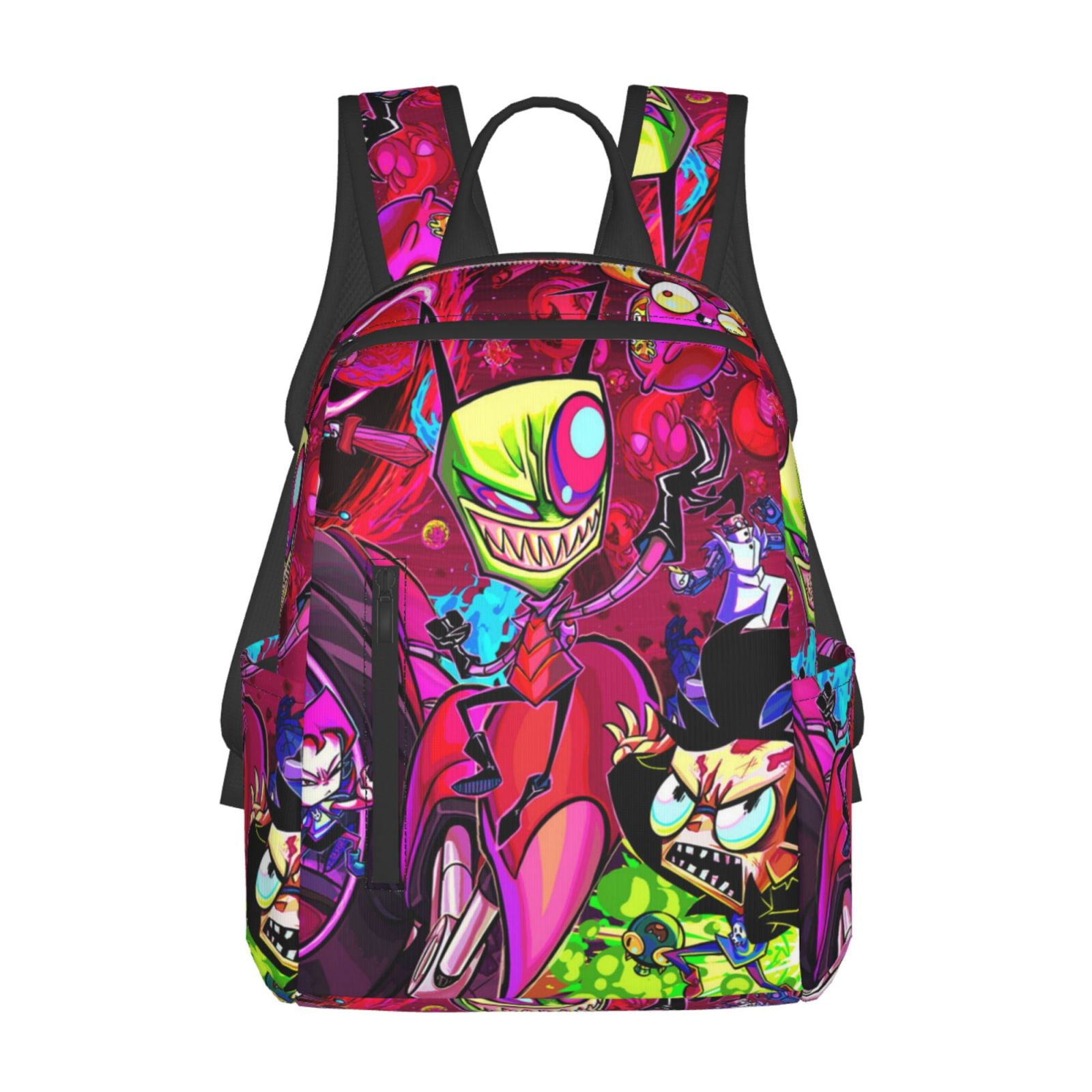 Invader Zim Cartoon Backpack School Bag Bookbag Satchel Lightweight ...