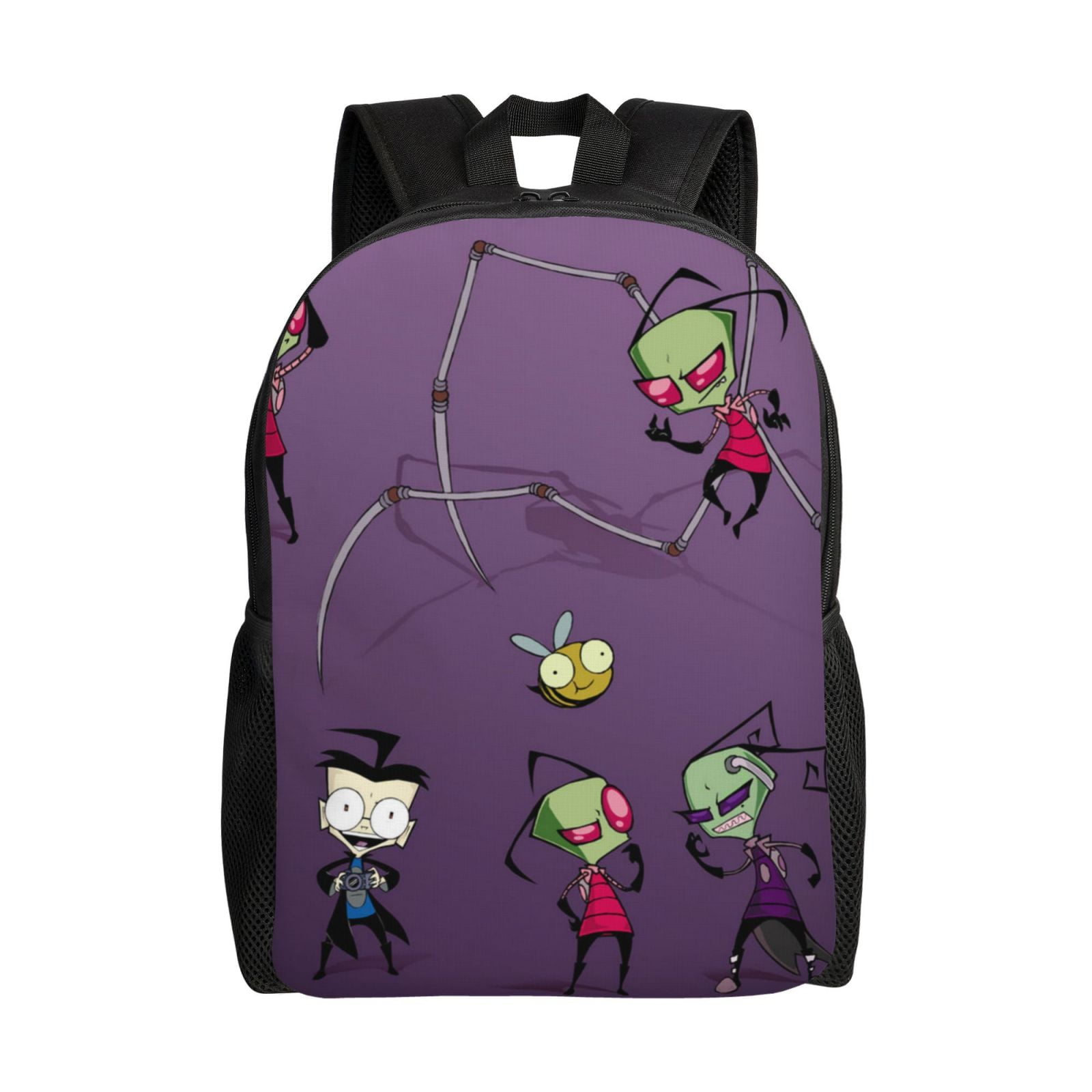 Invader Zim Cartoon Backpack Schoolbag Lightweight Durable Travel ...