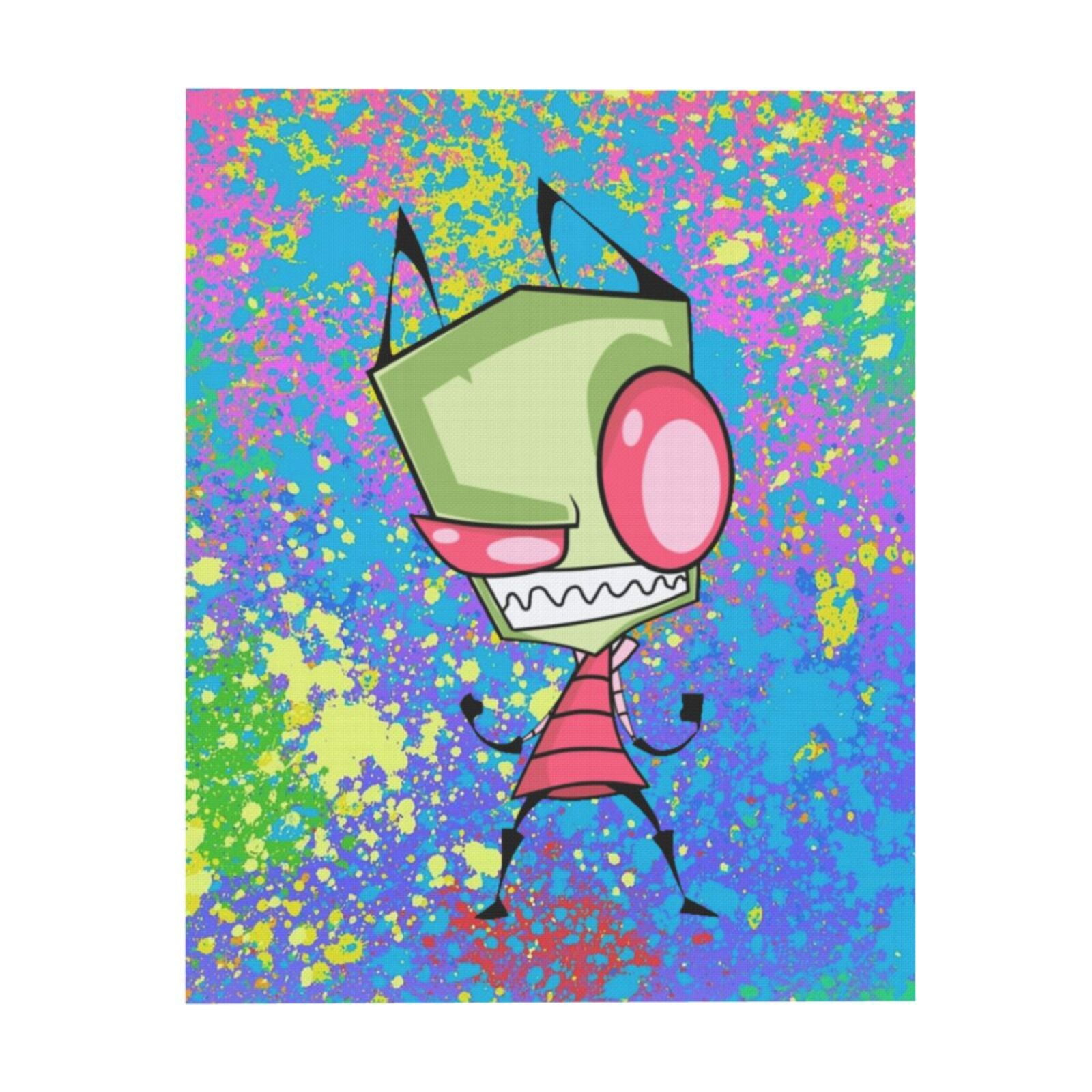 Invader Zim Cartoon Canvas Decorative Poster Art Picture Painting ...